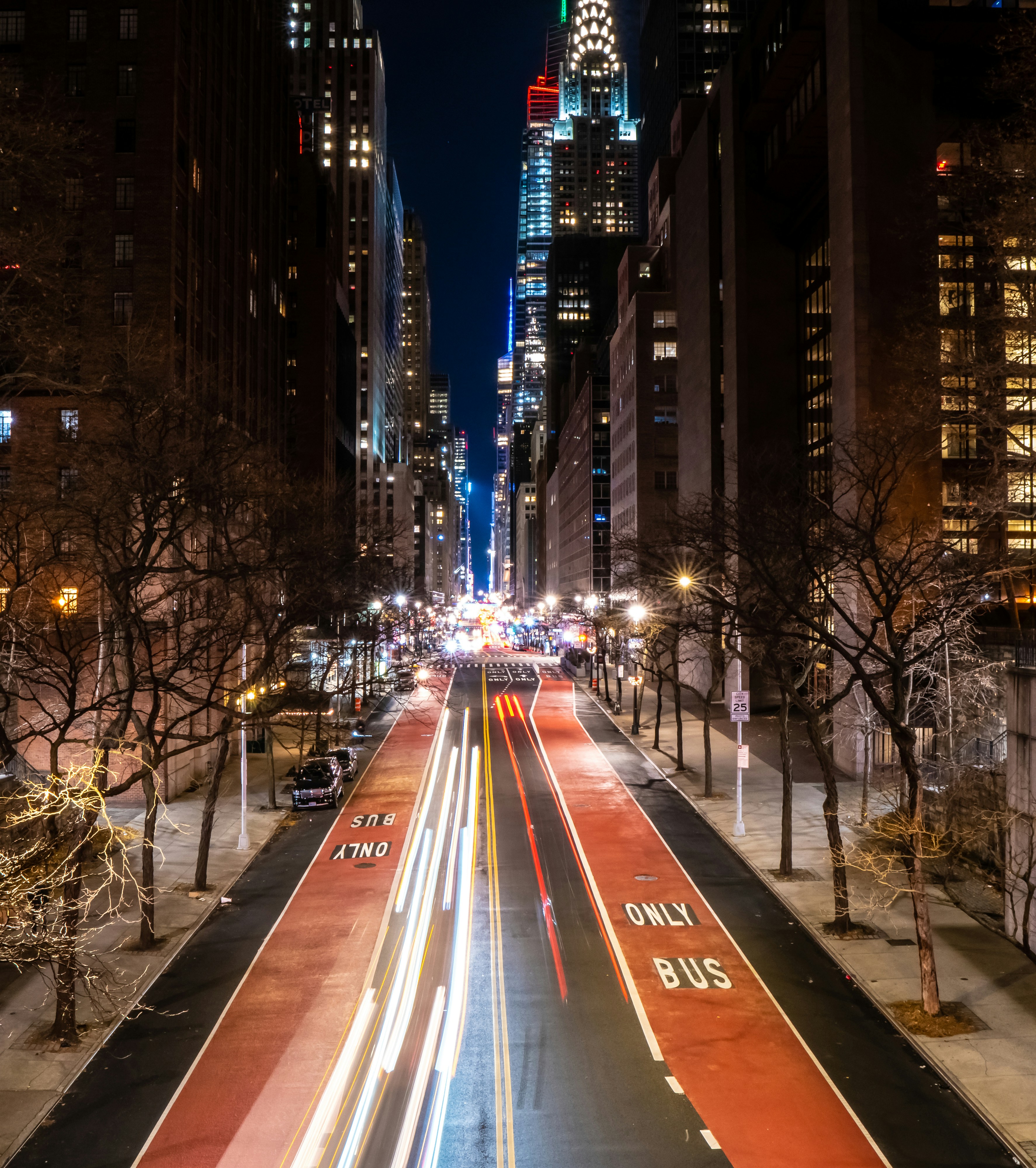 Neon Artery: Night Drive Through the City