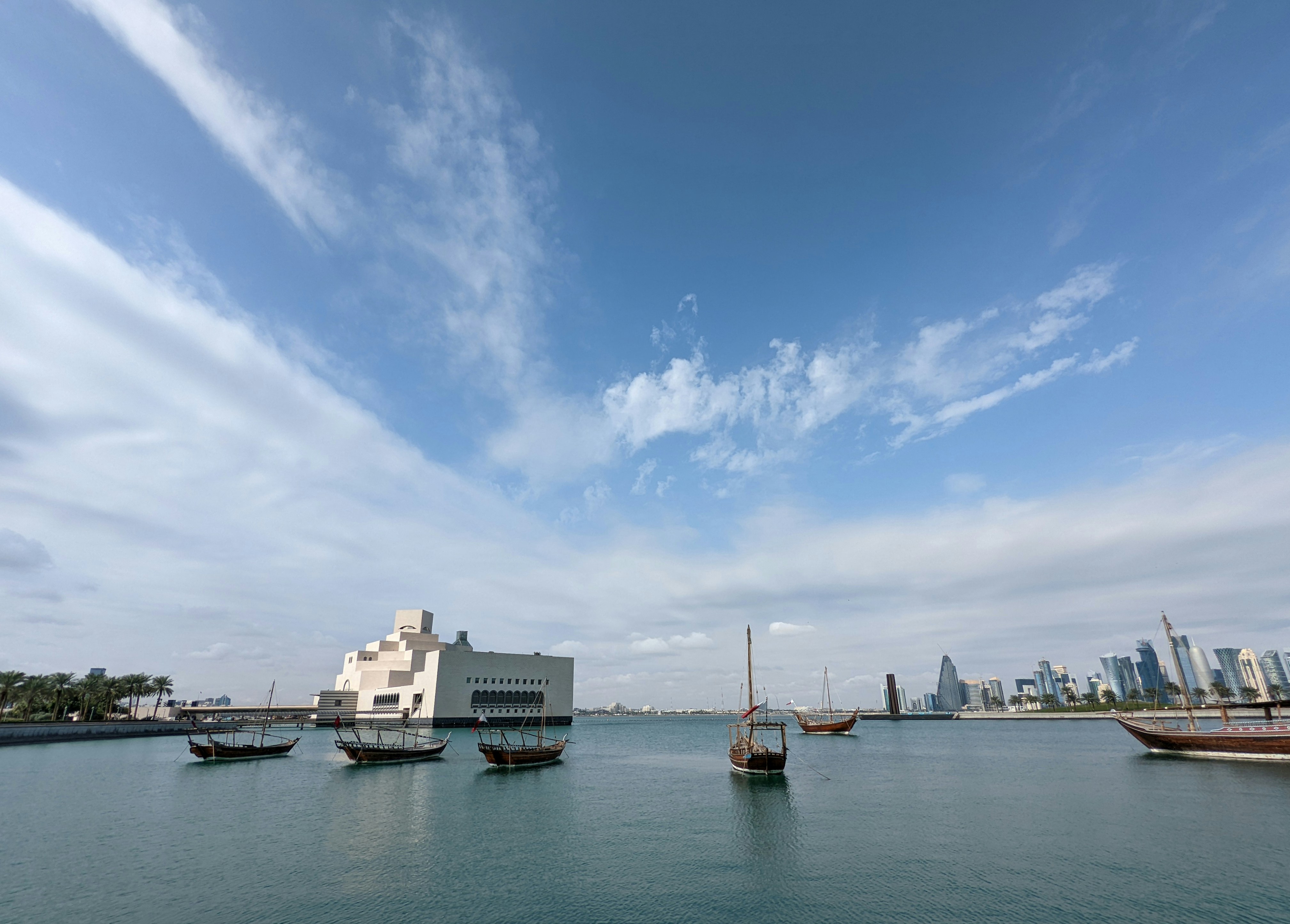 Harbor Geometry: White Pavilion Anchors a Tranquil Waterfront