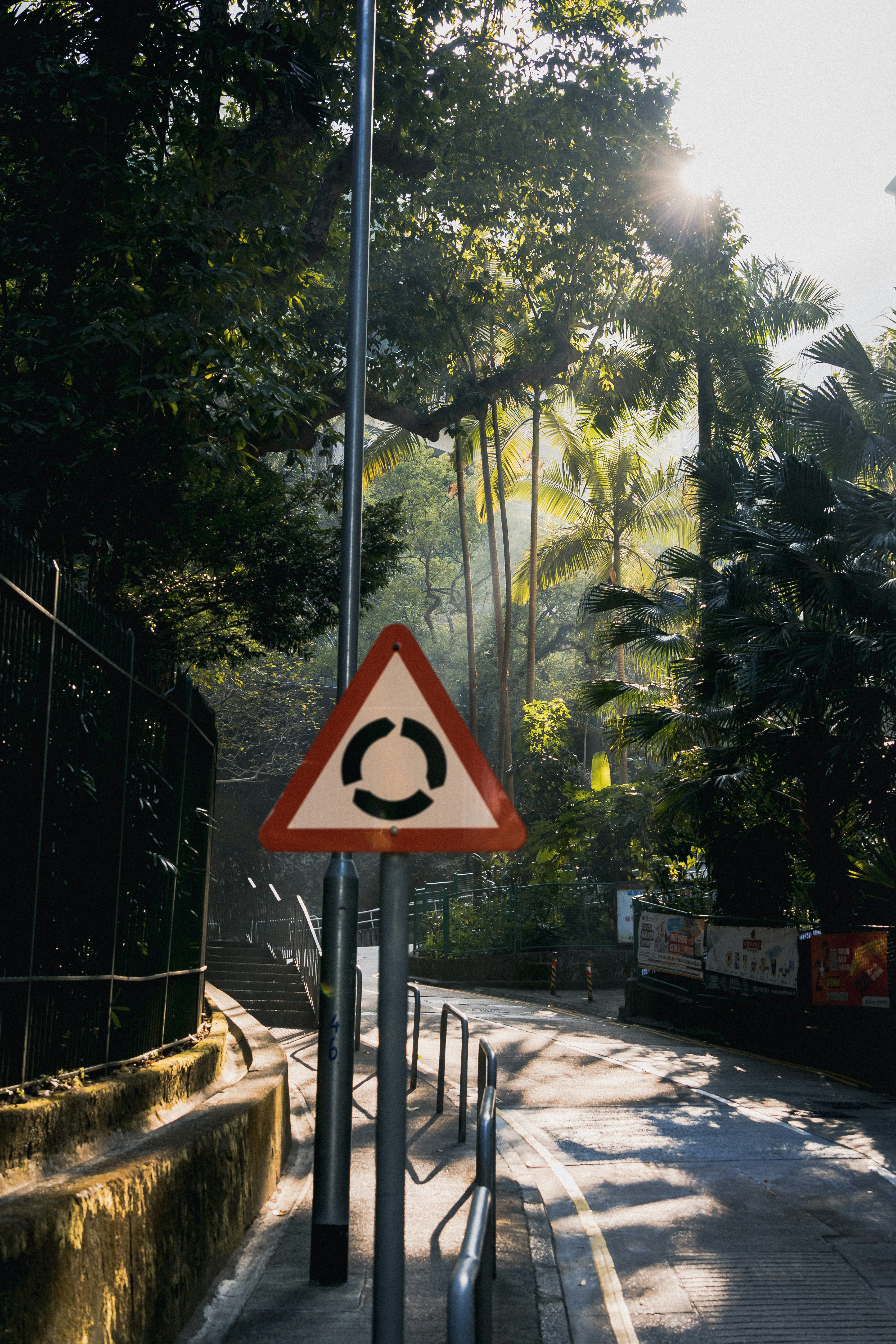a street sign on the side of a road