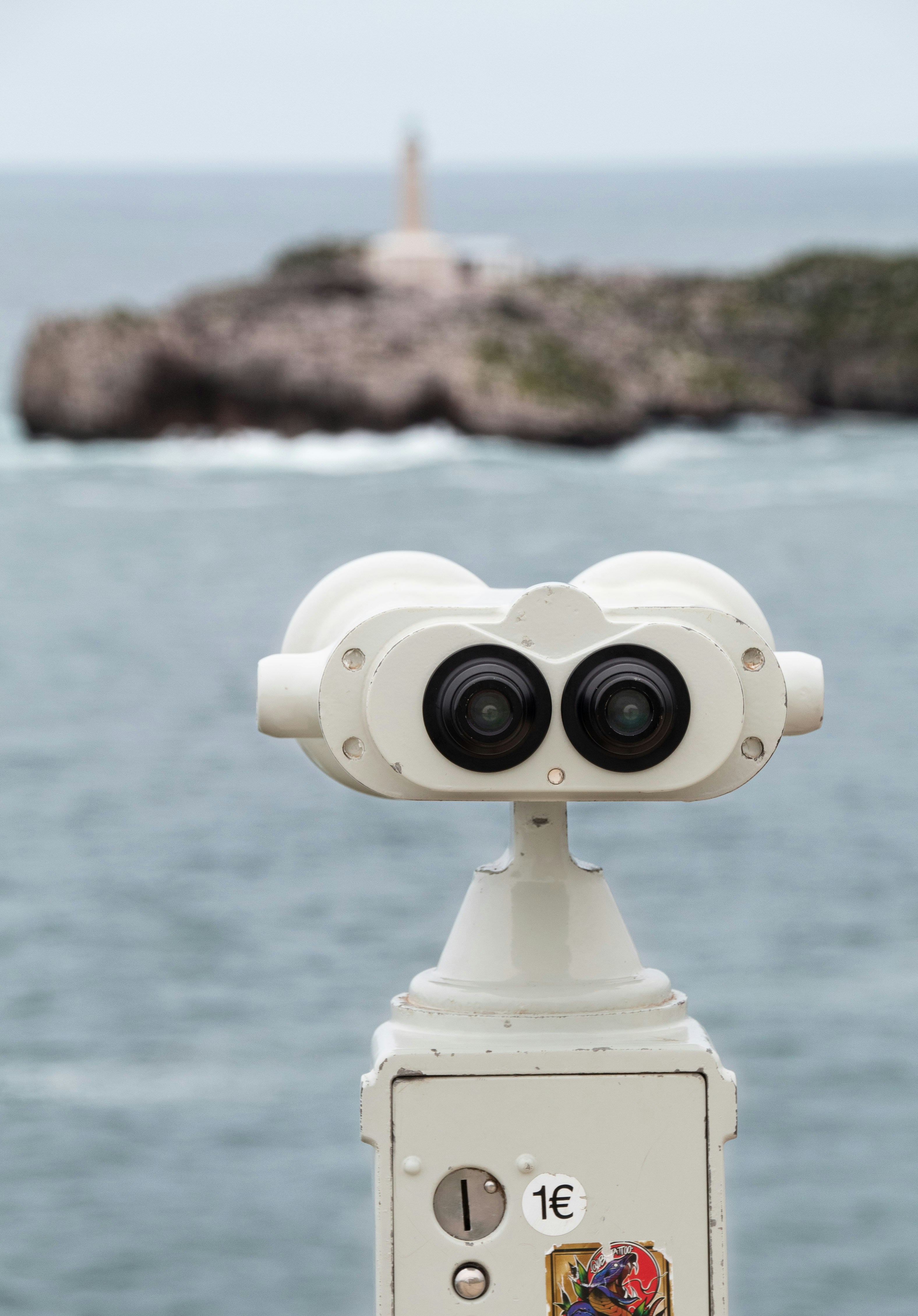 Ocean Gaze: A Coin-Operated Viewer Frames the Distant Lighthouse