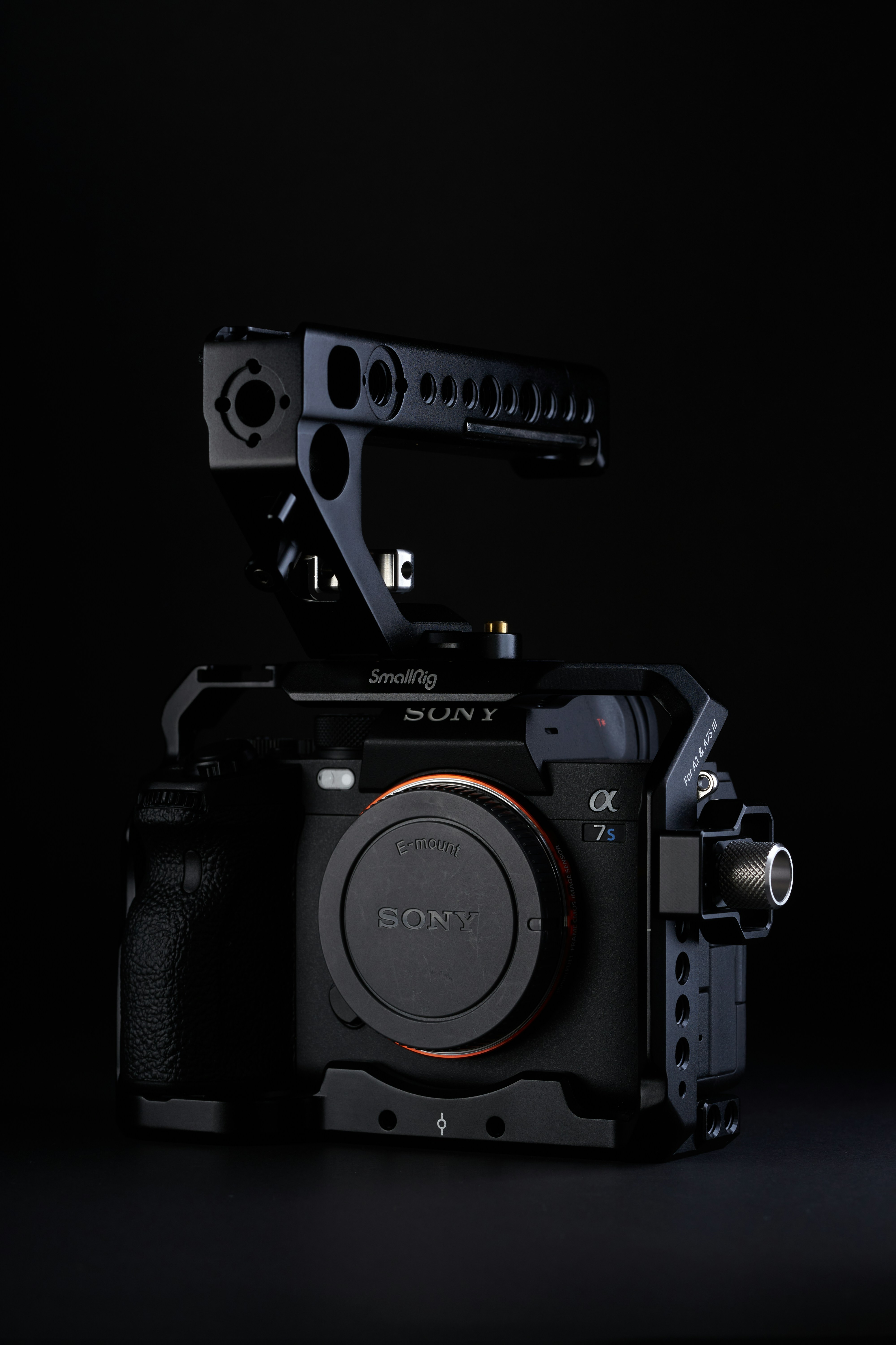 A black camera with a black background photo – Free Sony a7s iii ...