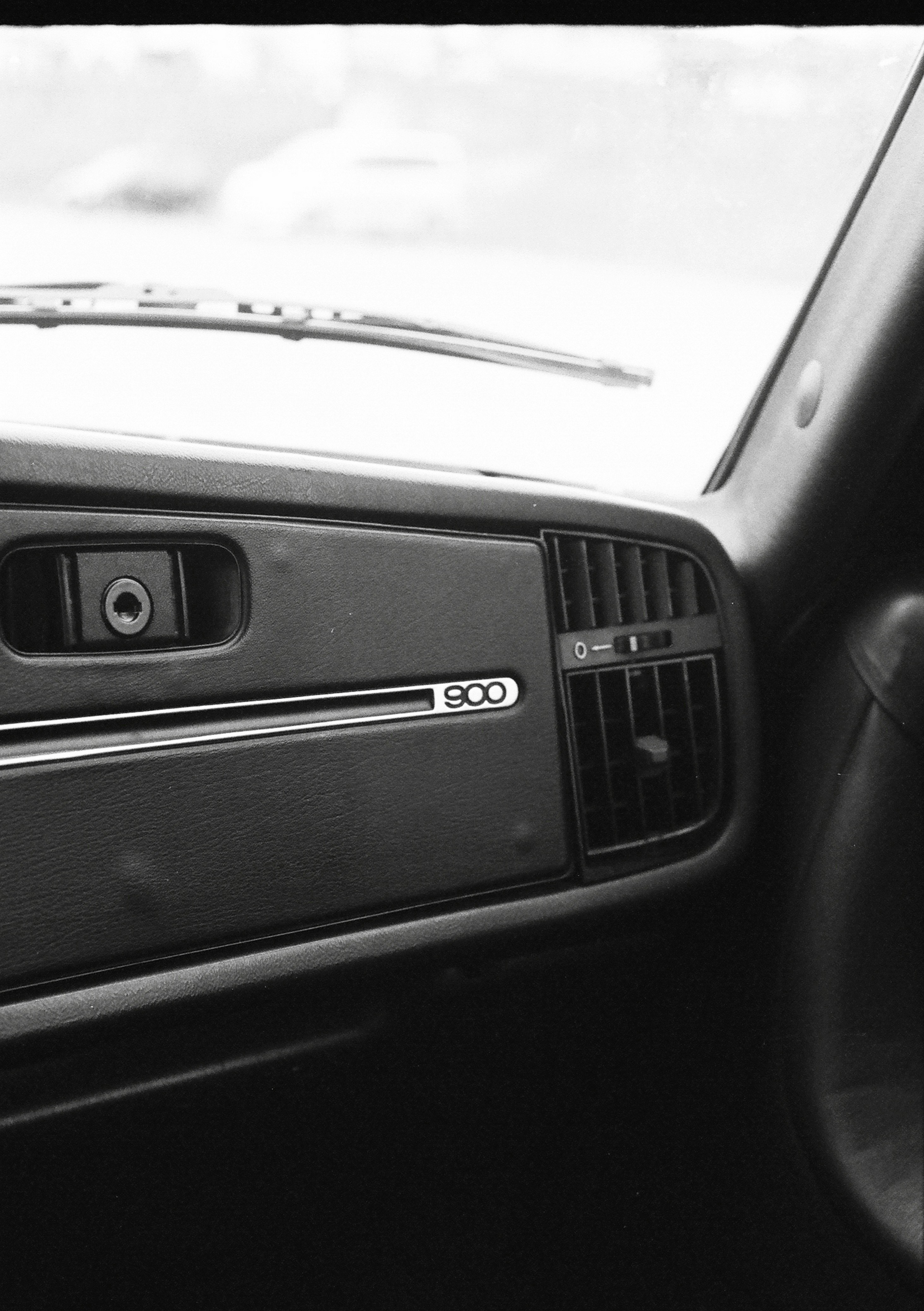 A close up of the dashboard of a car photo – Free Saab 900 turbo Image ...