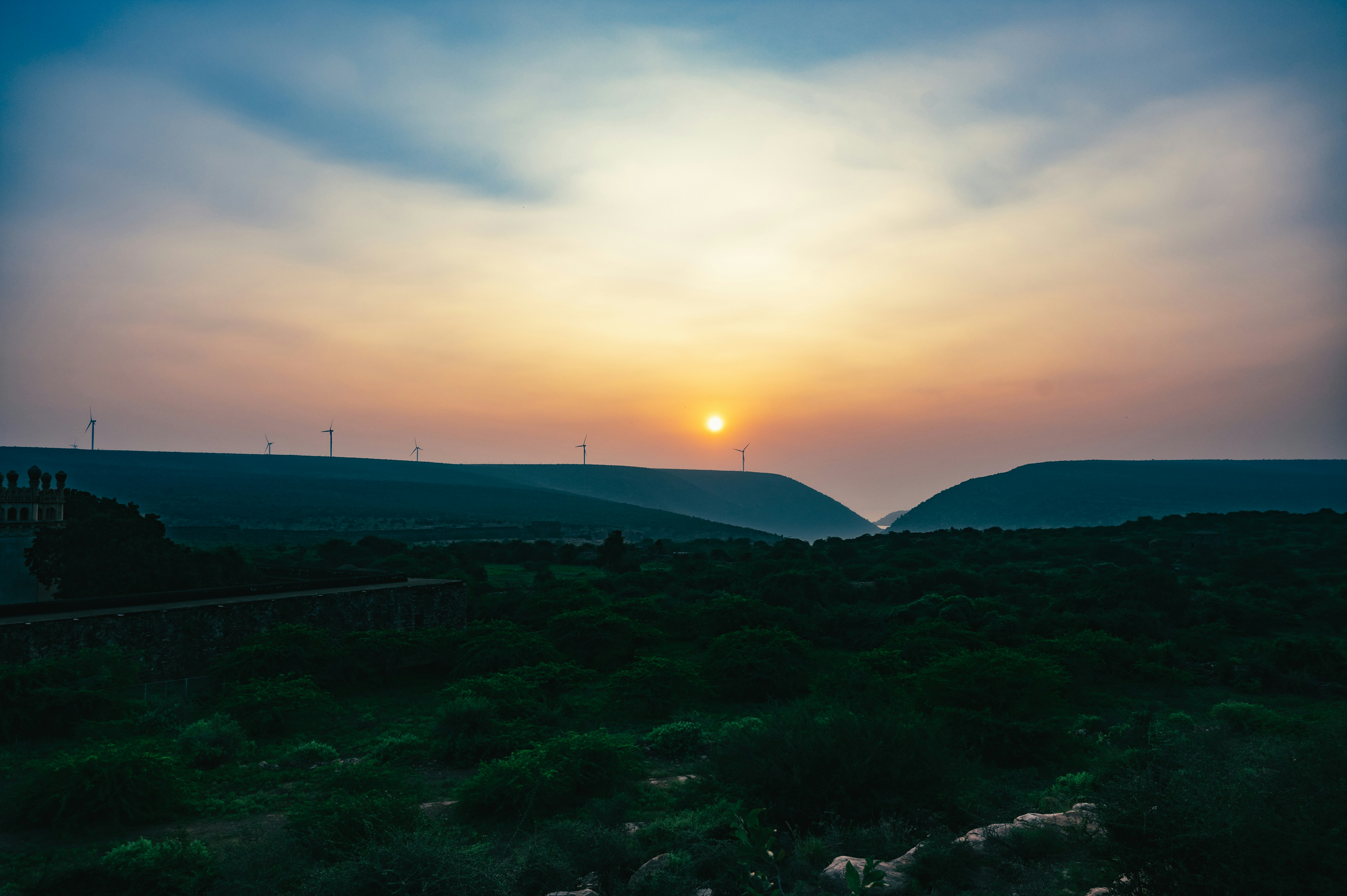 Sunlight Over The Hills