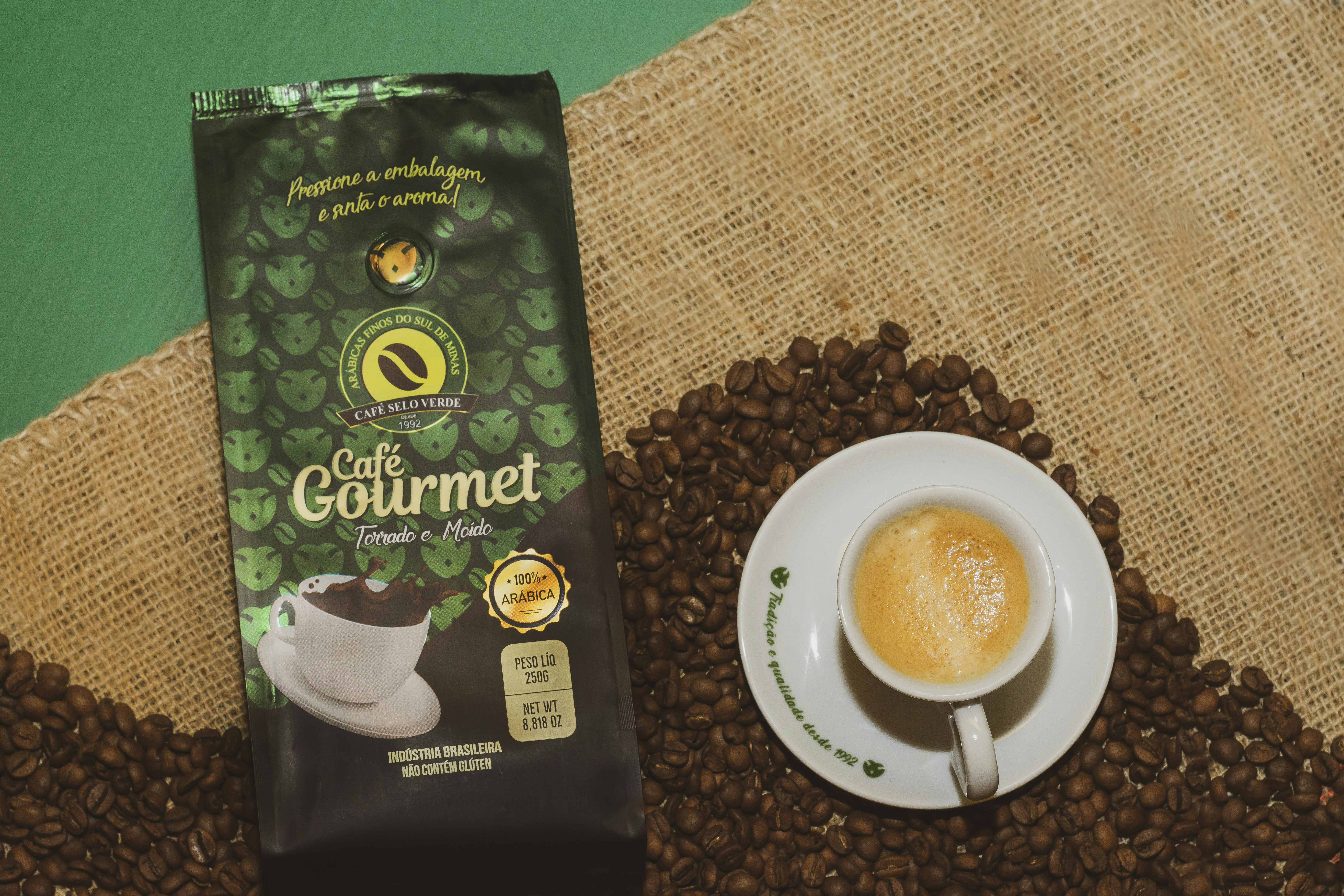 Espresso on Burlap: A Café Gourmet Still Life