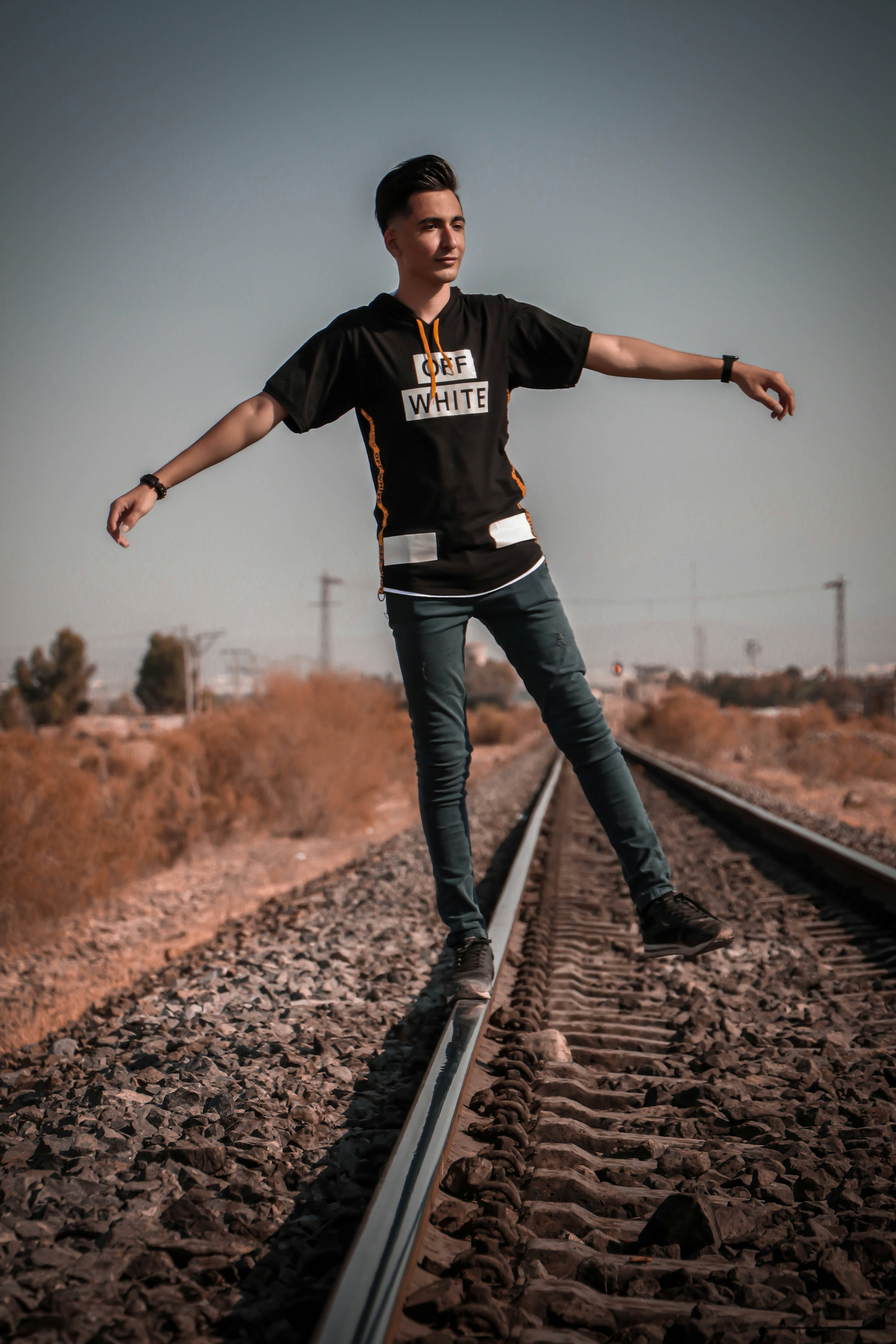 Balancing Act on the Rails