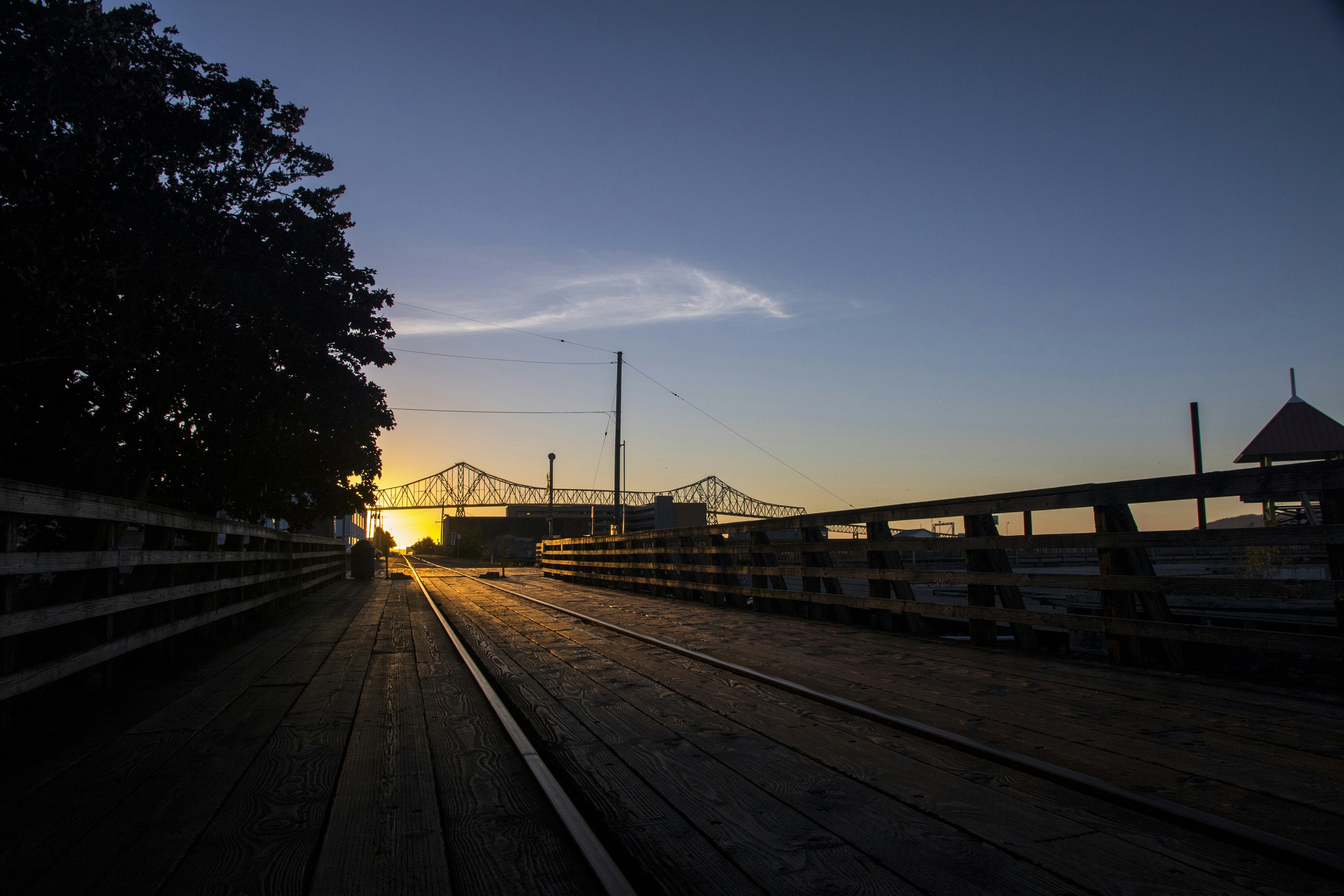 Golden Hour Glimpse on Coastal Walkway