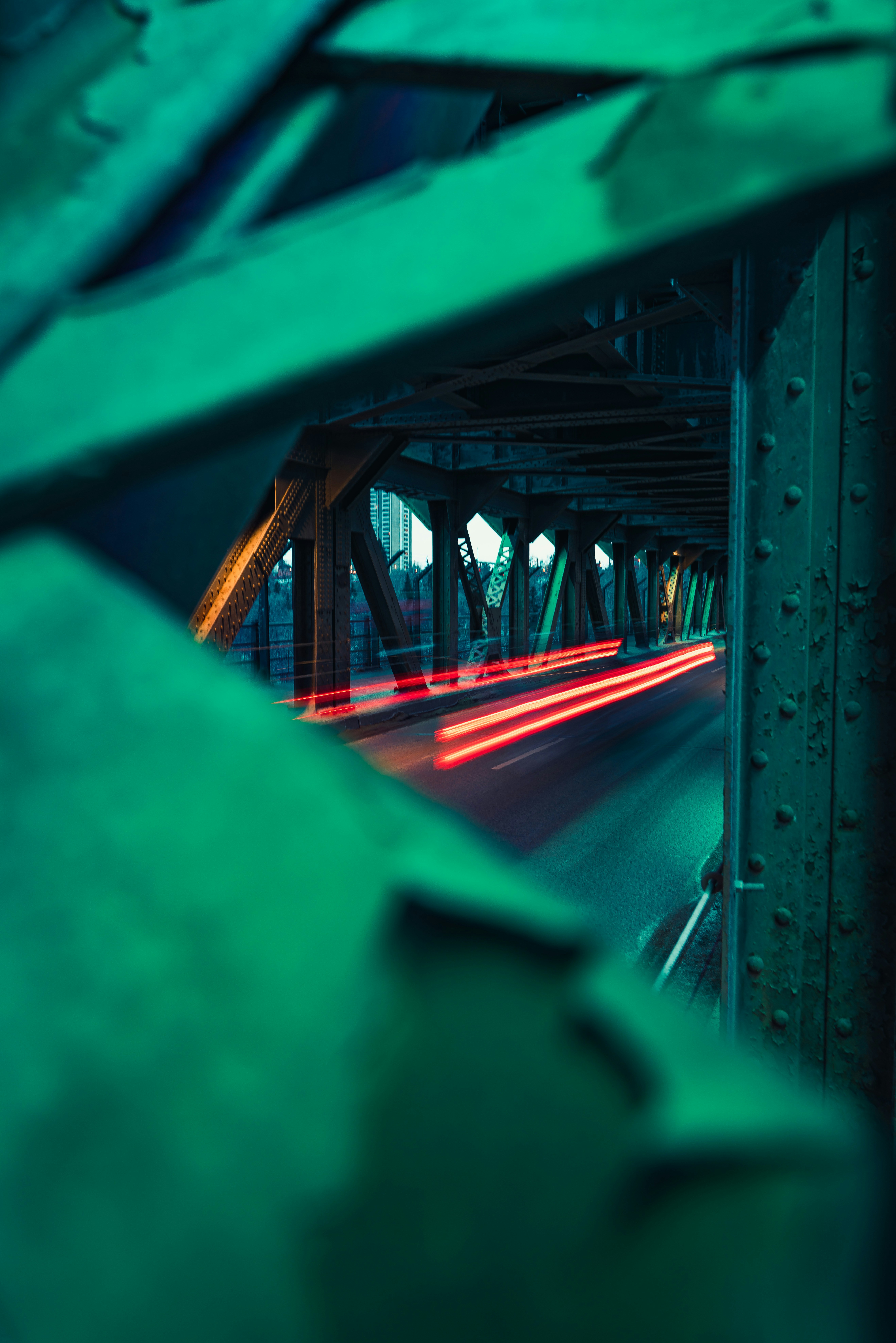 A long exposure shot of a bridge at night photo – Free Bridge Image on ...