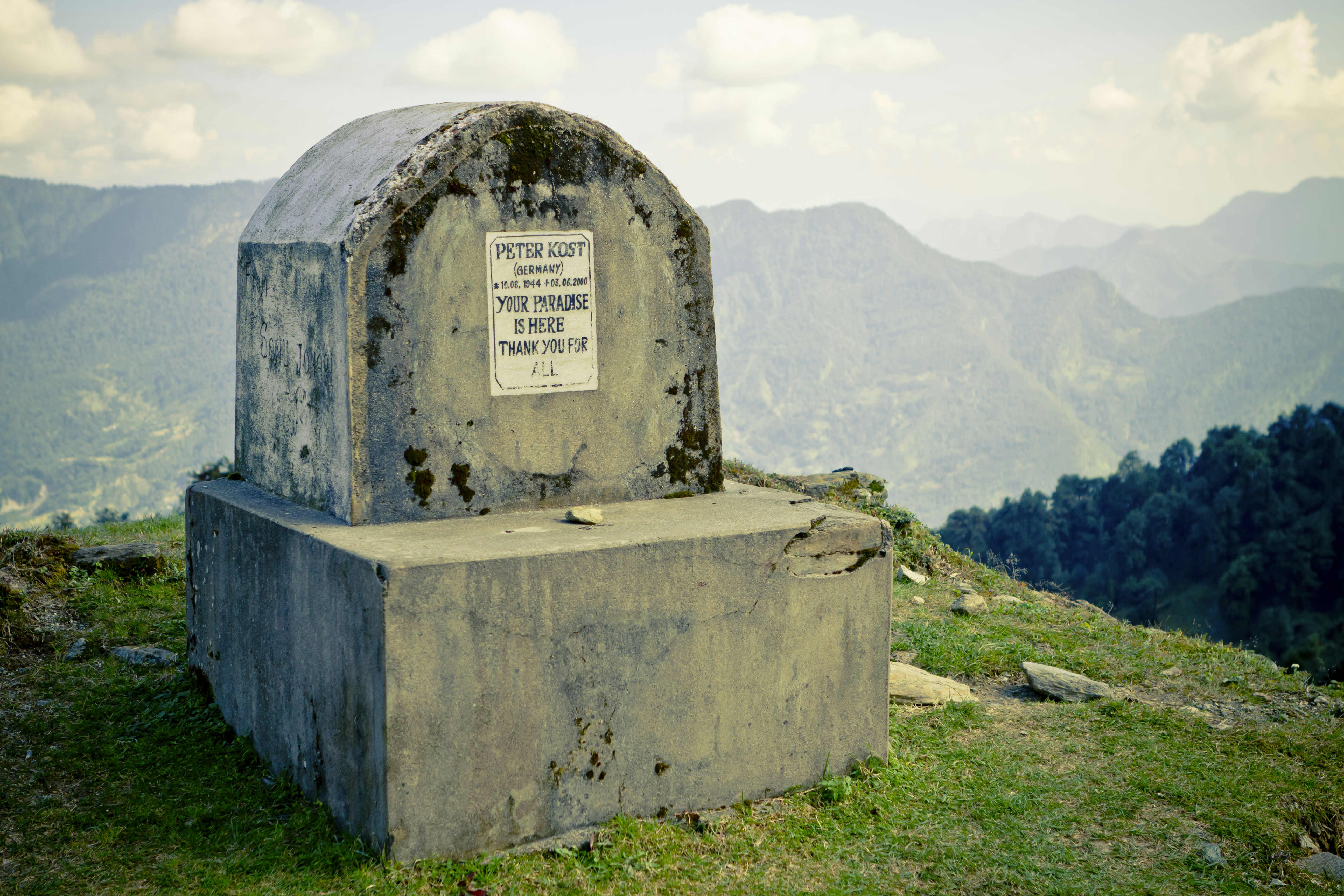 Hilltop Sentinel: A Concrete Memorial Over the Valley