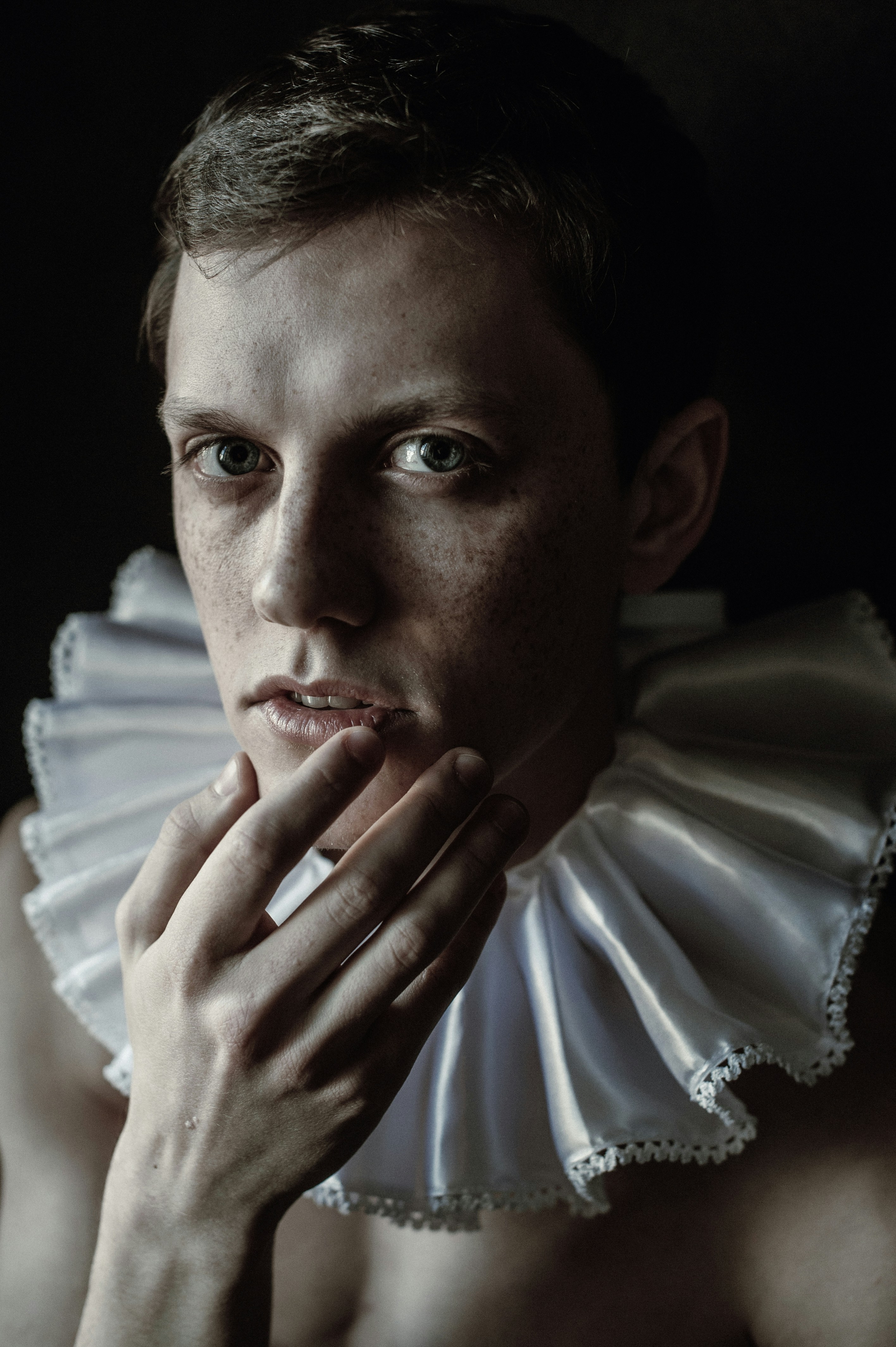 The Quiet Reflection of a Modern Pierrot