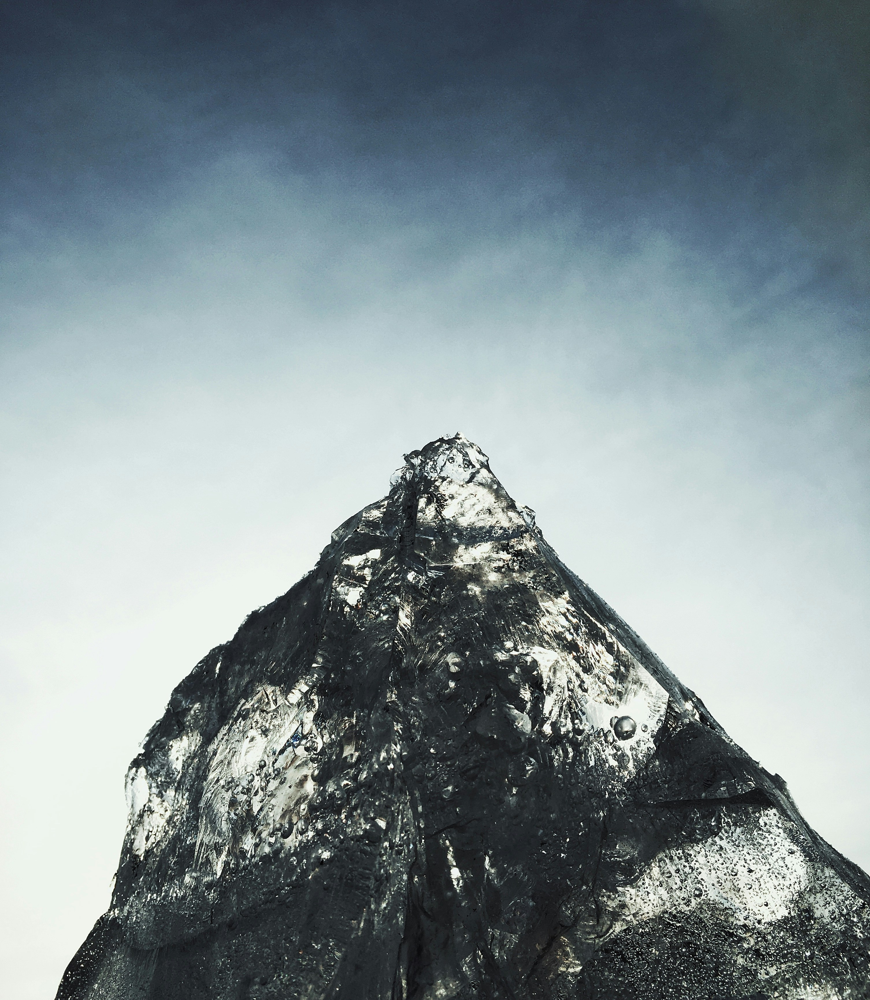 Majestic Ice Pinnacle Against Azure