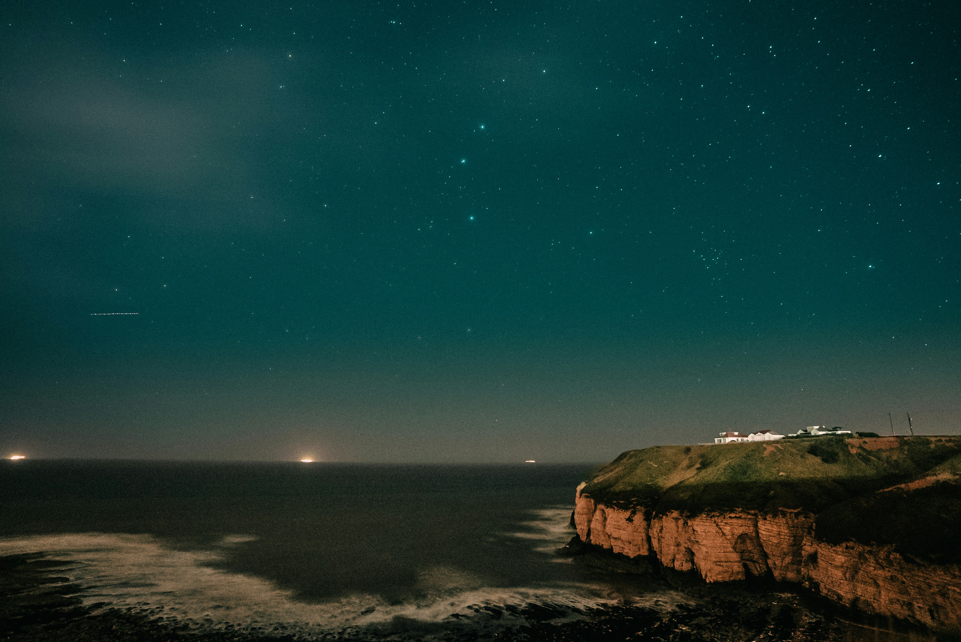 Cliffs At Night