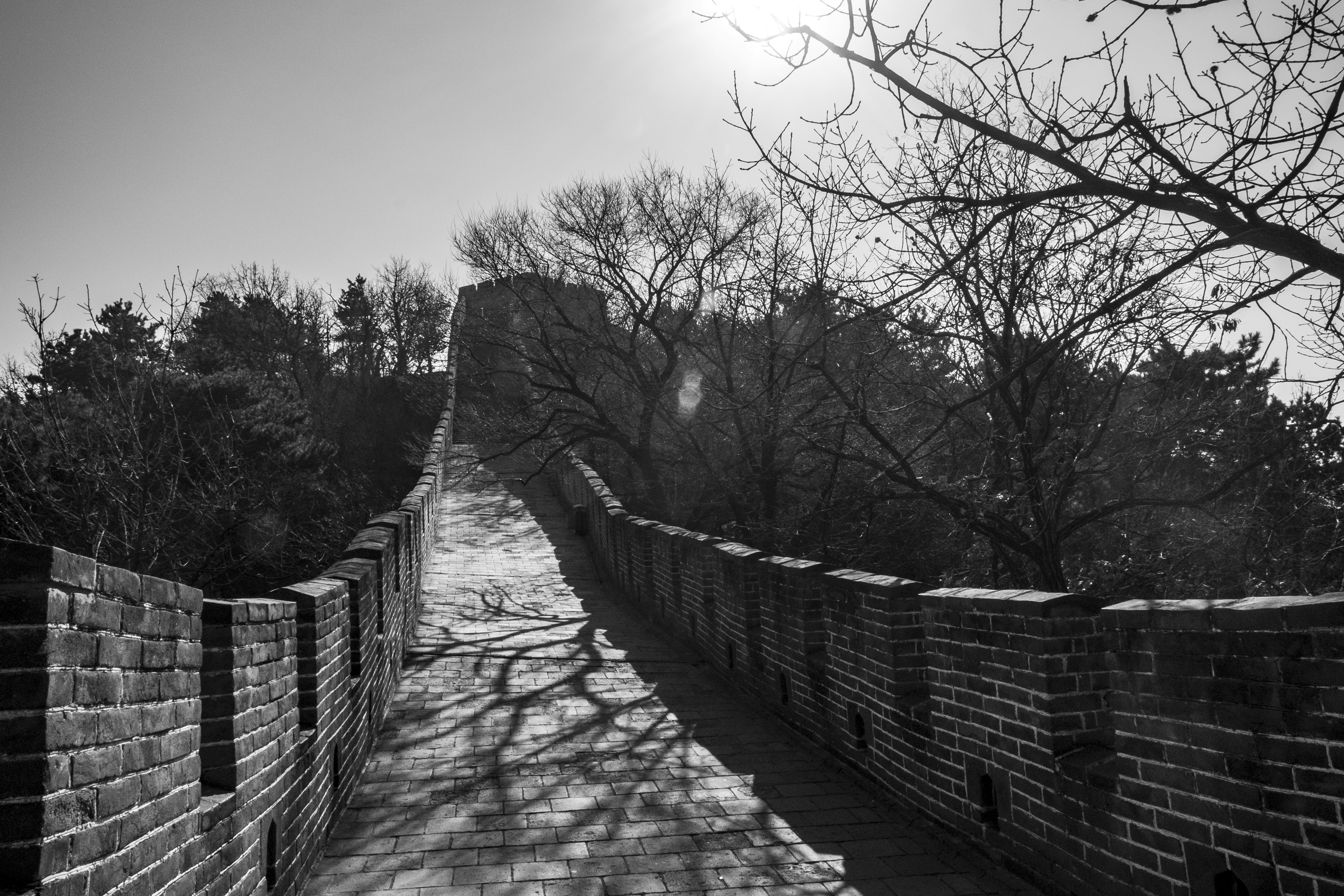 Stone Path to the Horizon: A Quiet Climb Over the Ancient Wall
