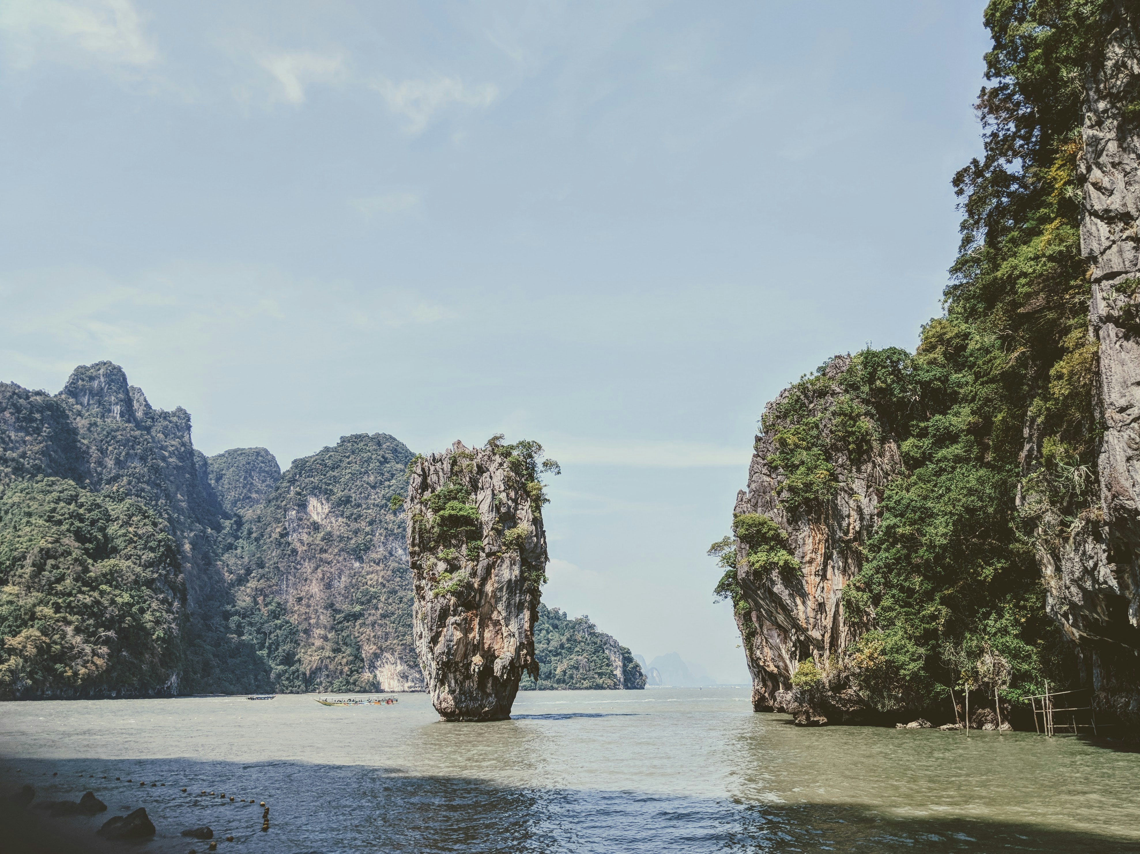 a body of water surrounded by mountains and trees