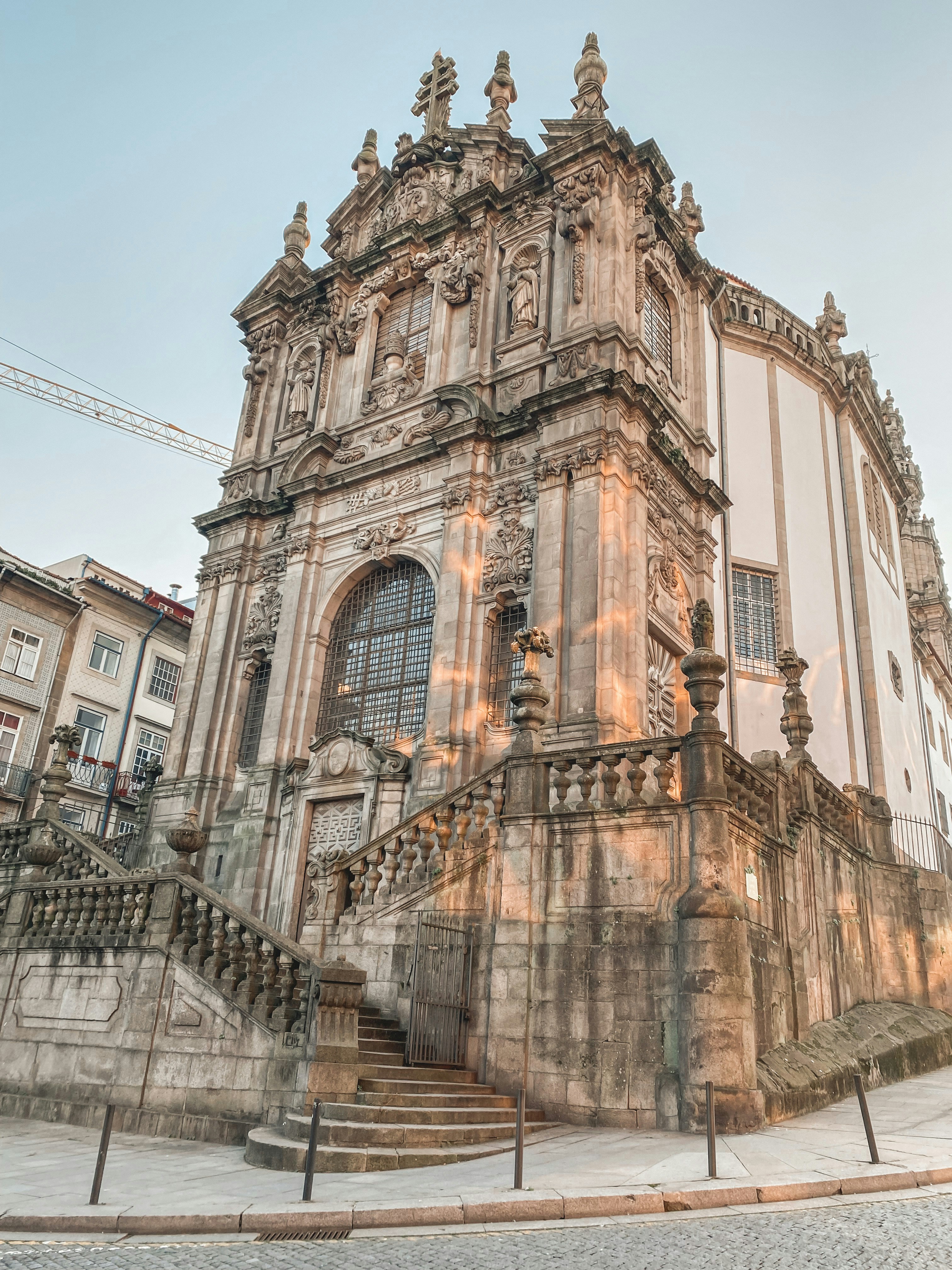 Baroque Facade Rising Over a Grand Stone Staircase