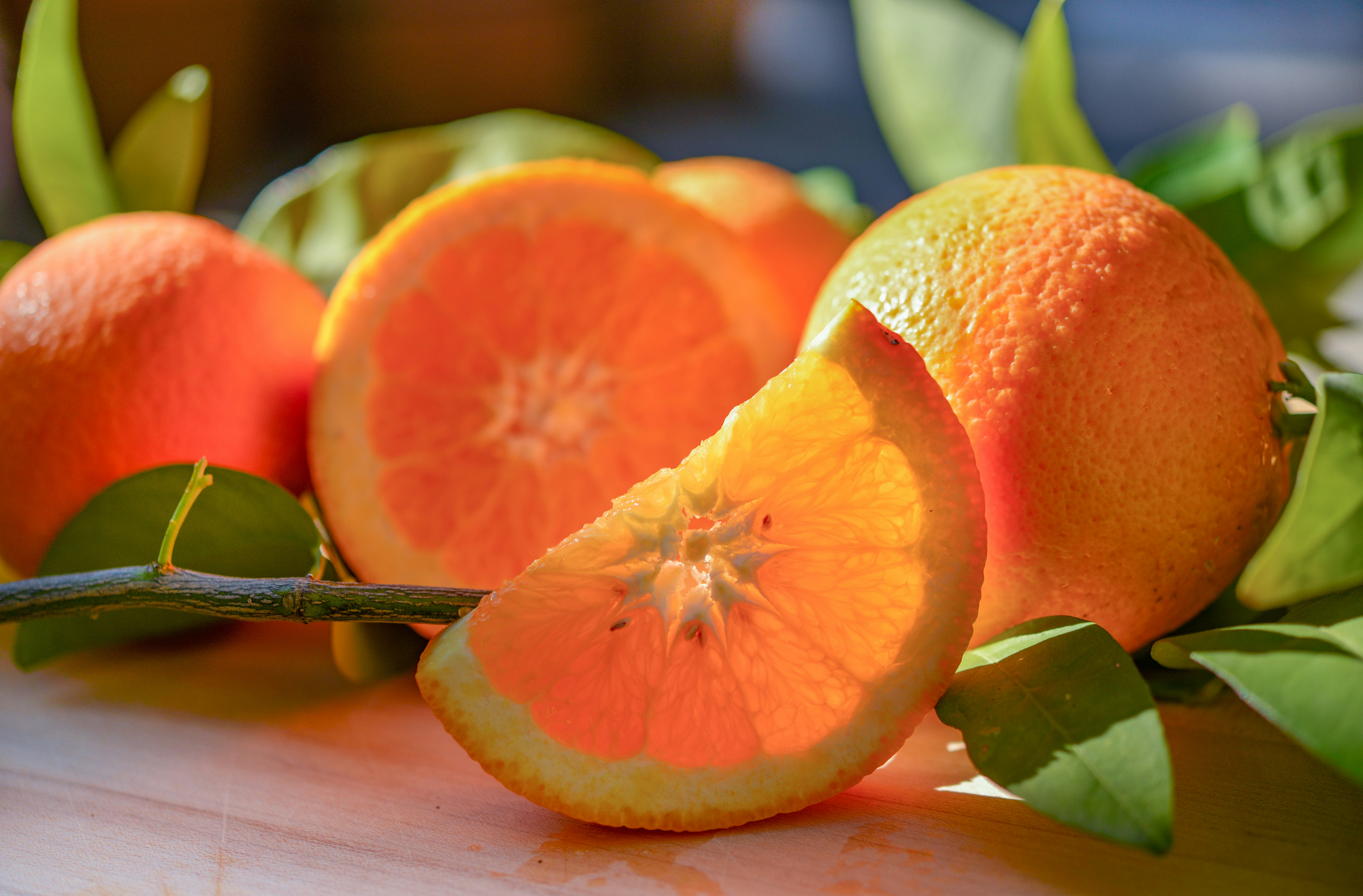 A group of oranges sitting on top of a table photo – Free Usa Image on ...