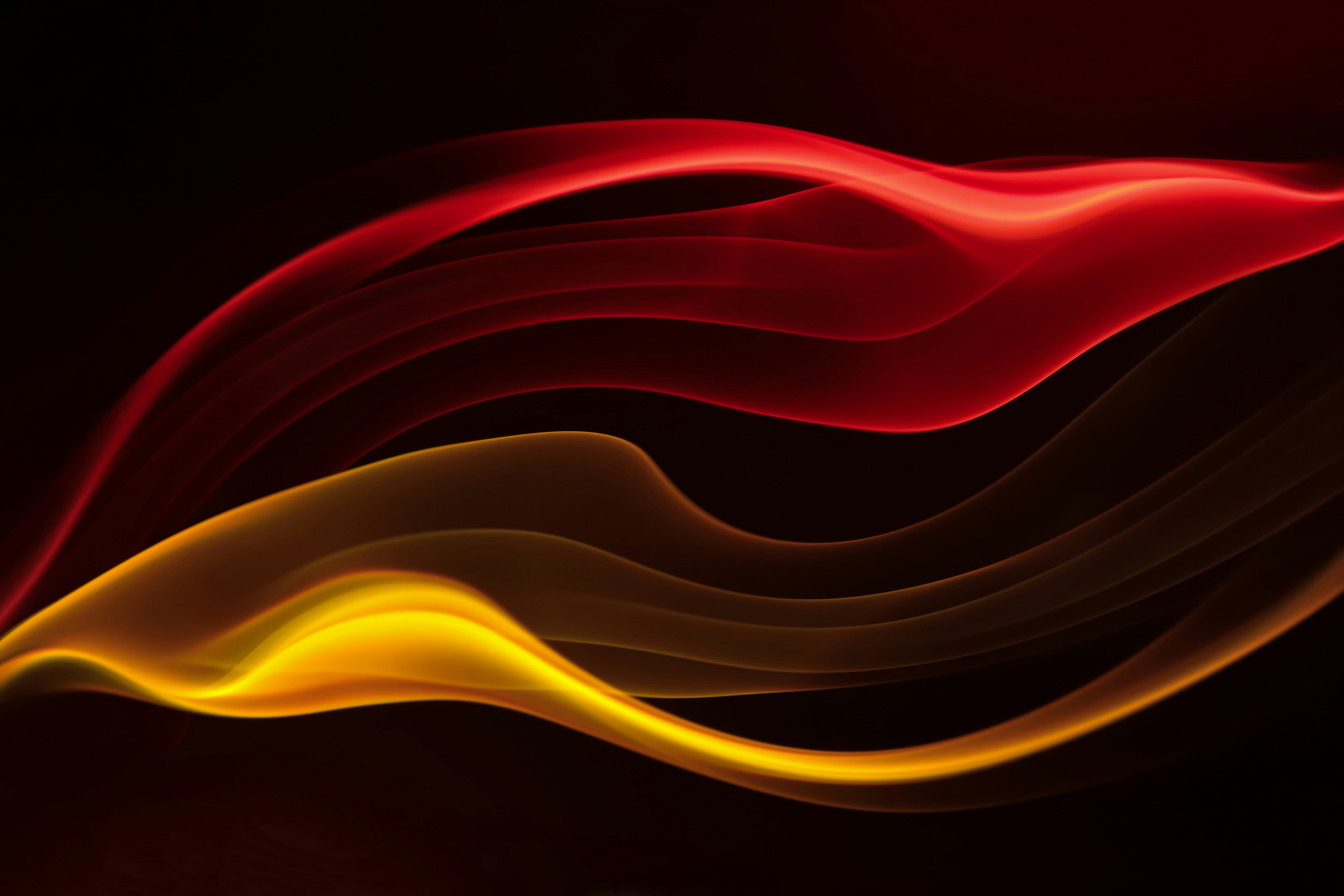 Red Yellow Black Background