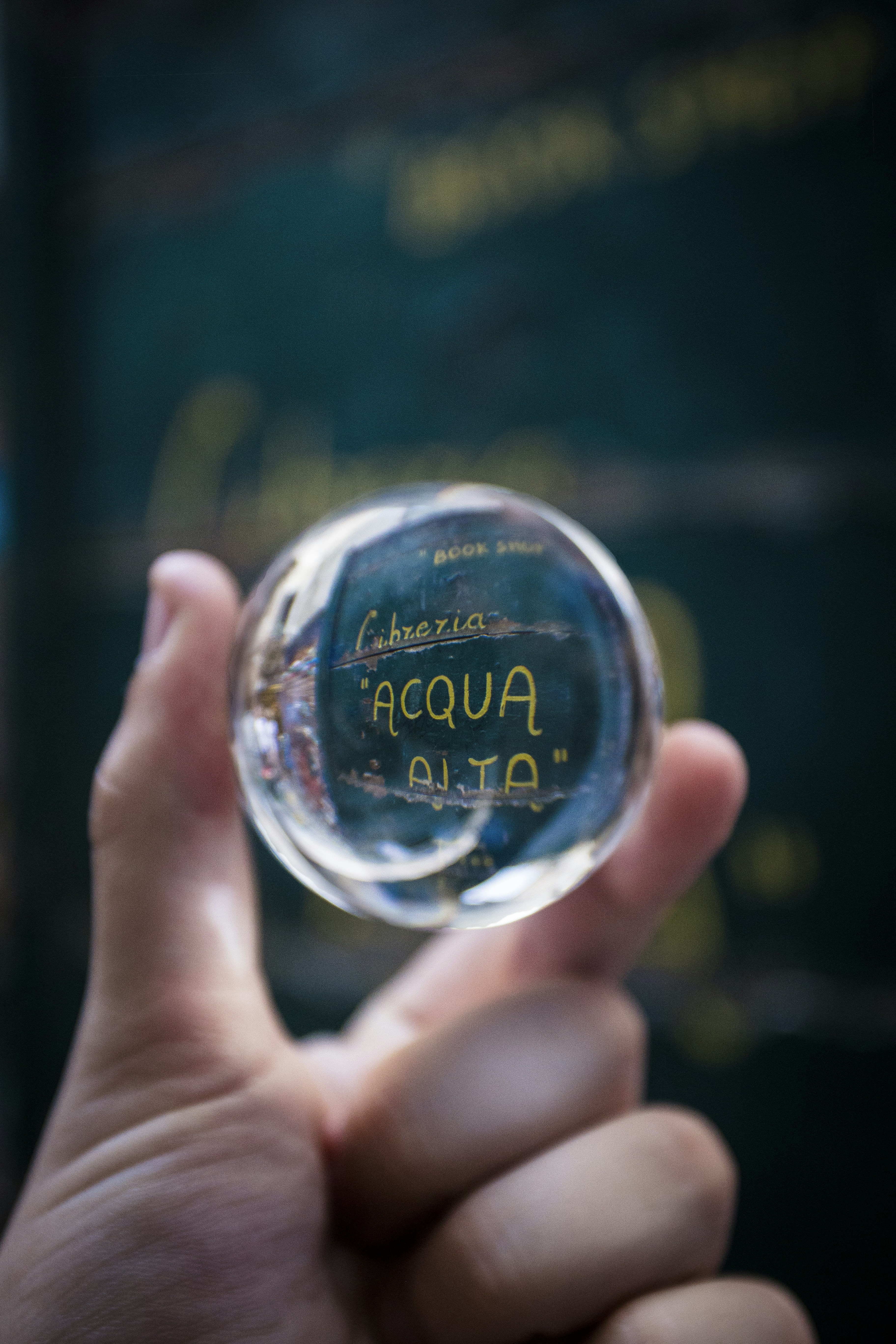 Acqua Alta: A Handheld Globe Refraction