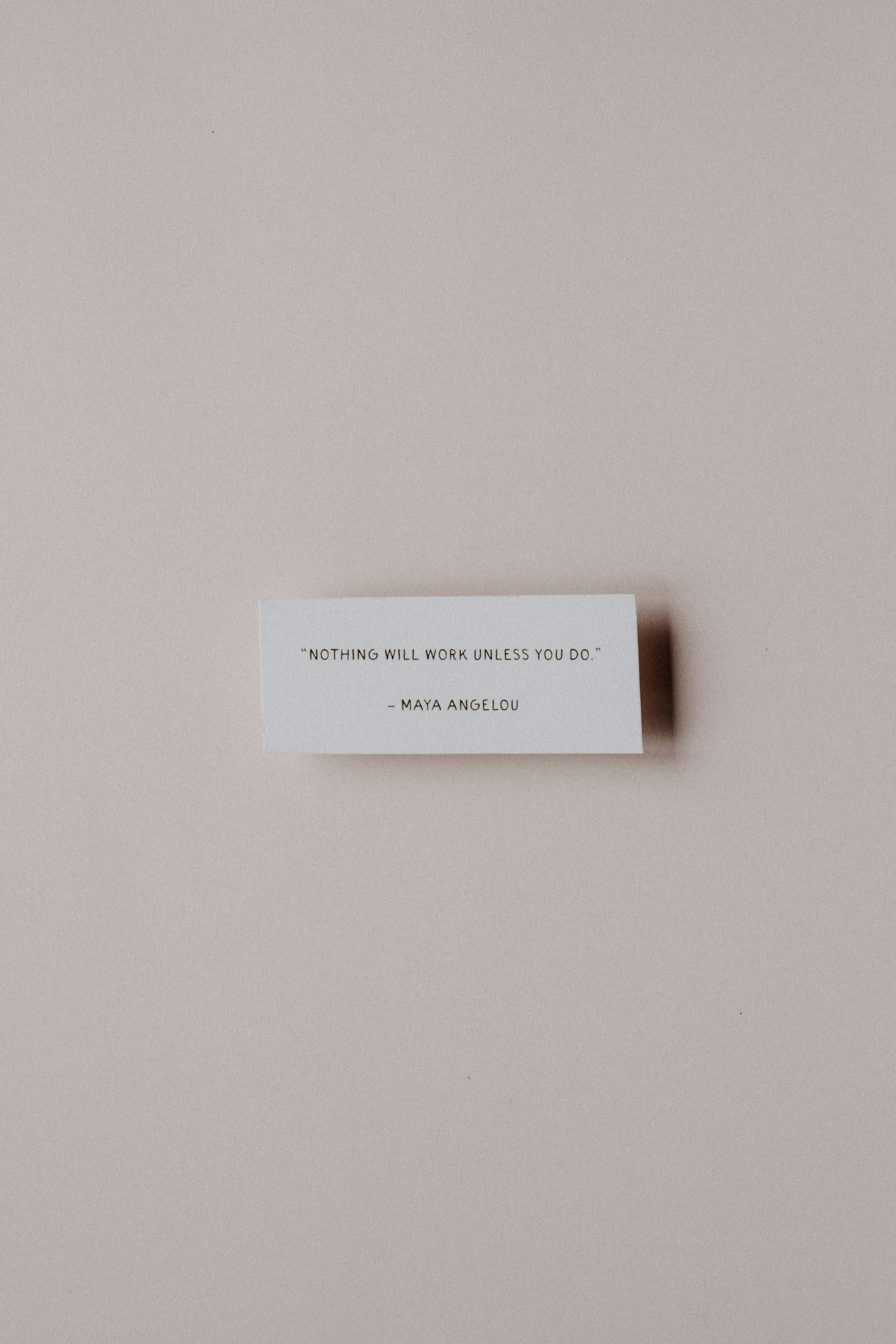 A piece of paper with a quote on it photo – Free Motivate Image on Unsplash