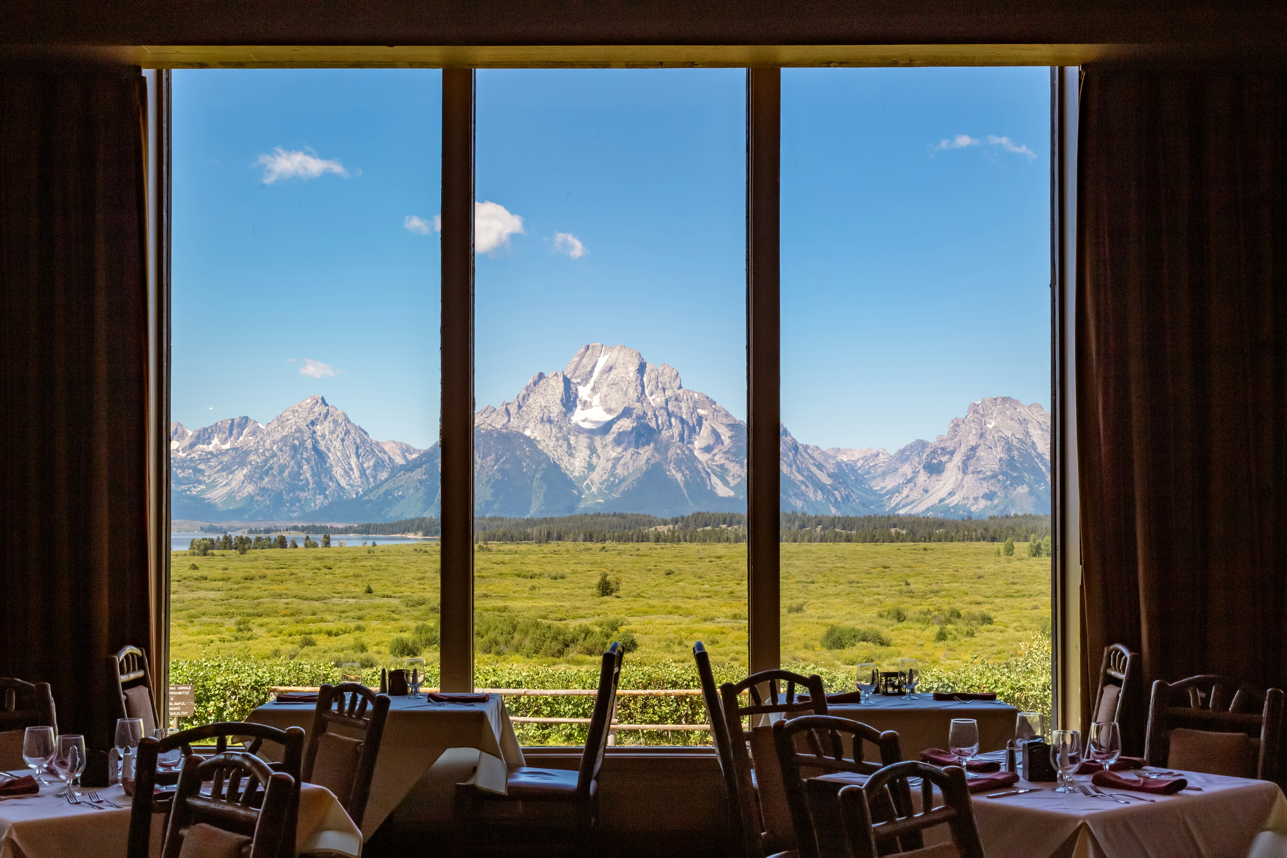Jenny Lake Lodge Dining Room