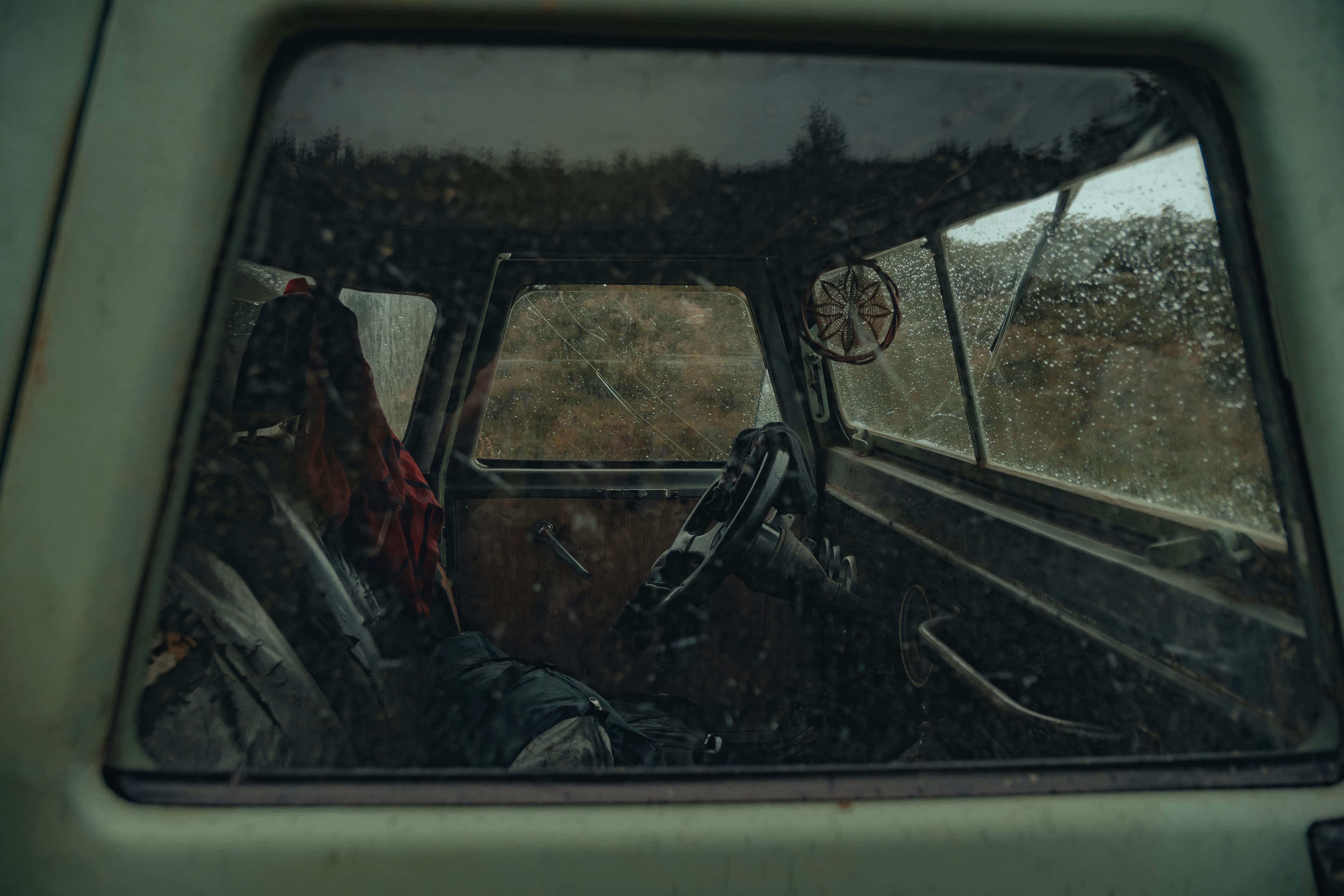 A view of the inside of a vehicle through the windshield photo – Free ...