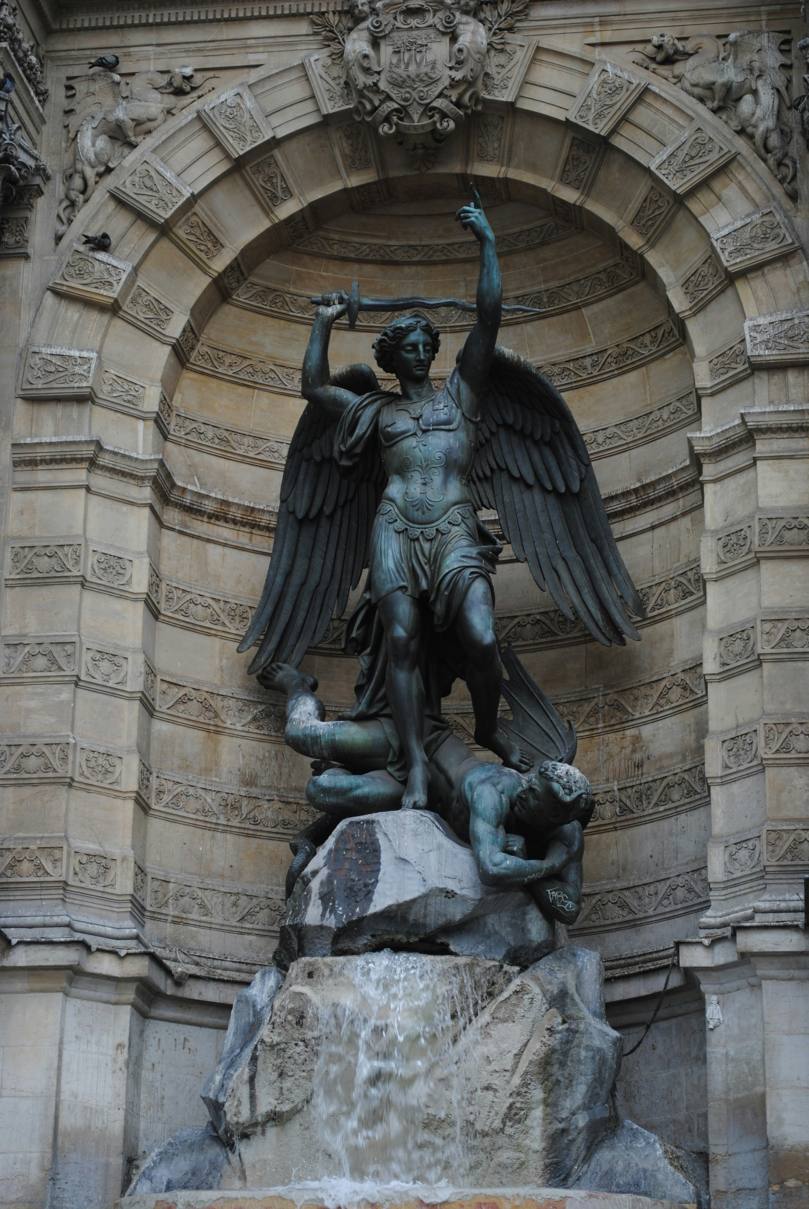 Winged Guardian on Marble Arc