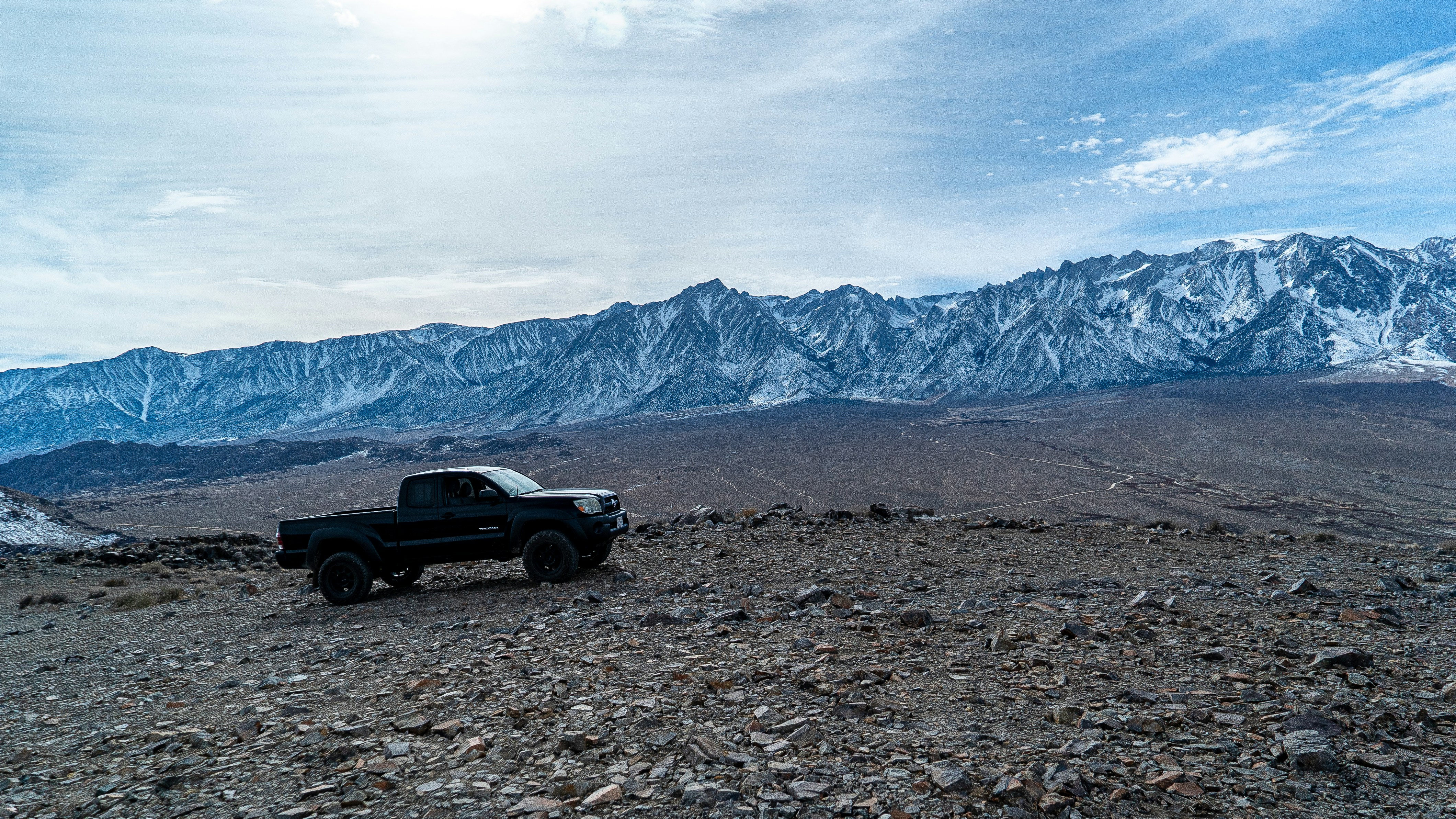 Desert Outpost at the Foot of the Frosted Range