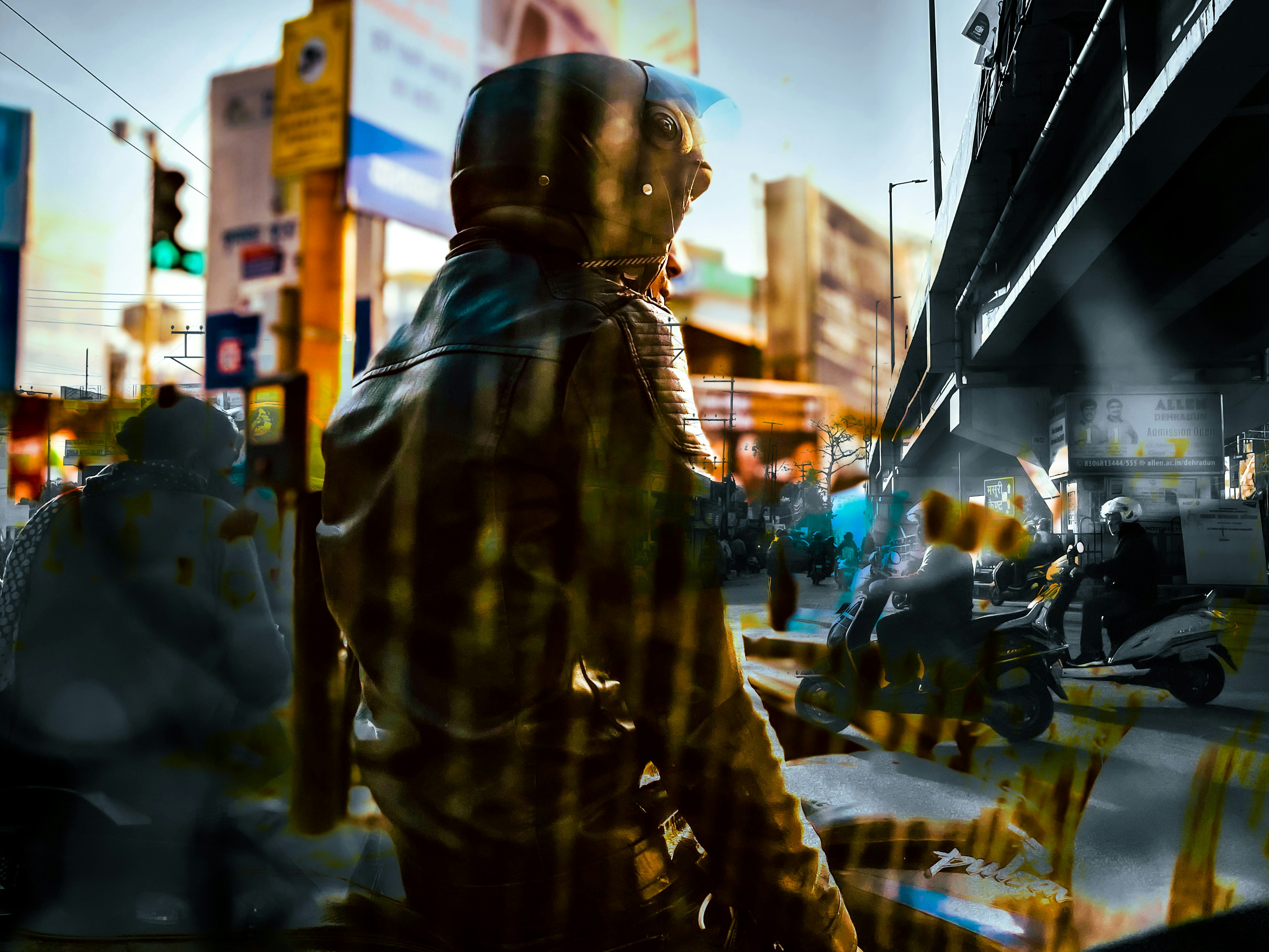Reflections of the Street Spectator
