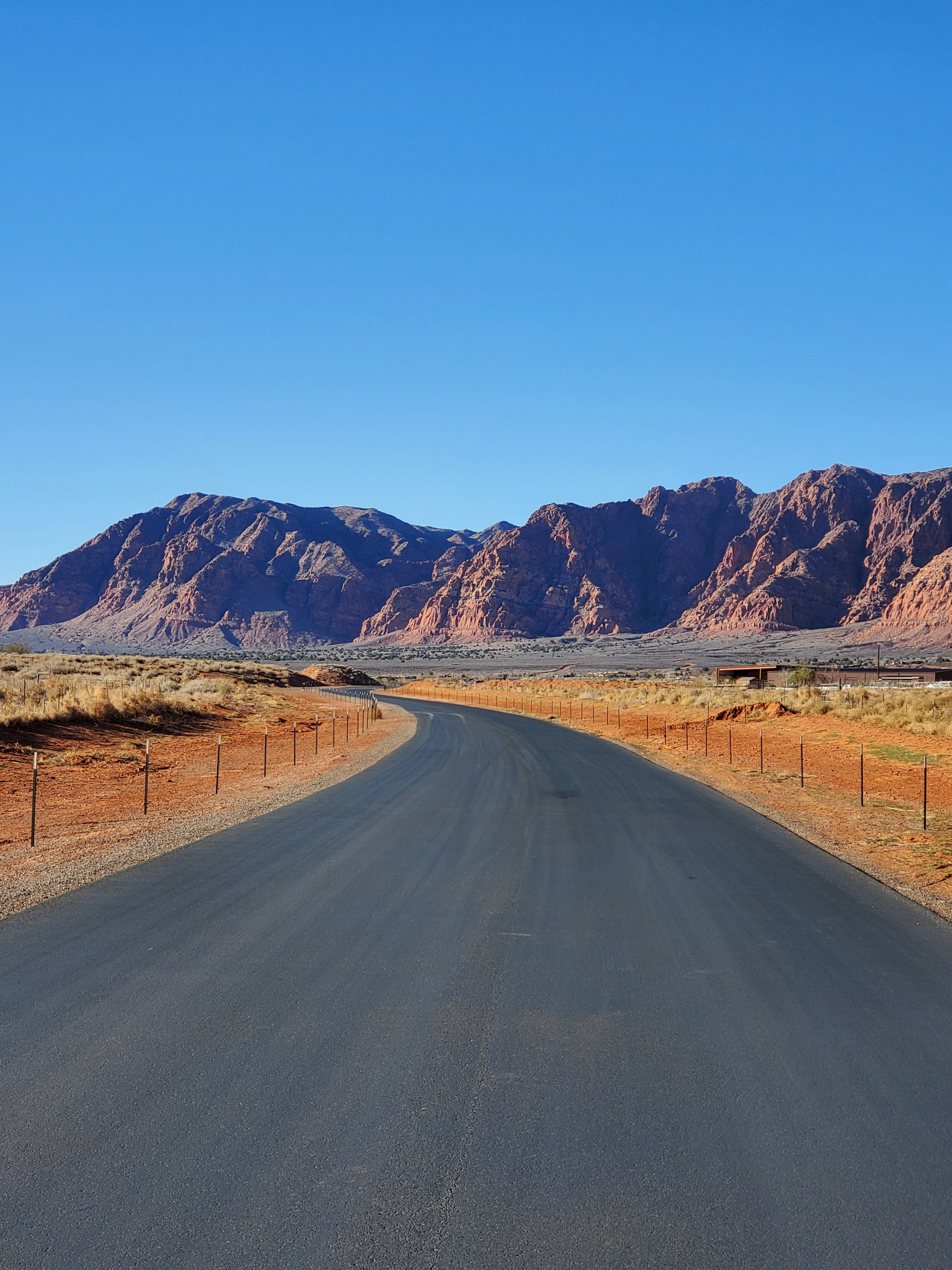 Desert Road to Distant Cliffs