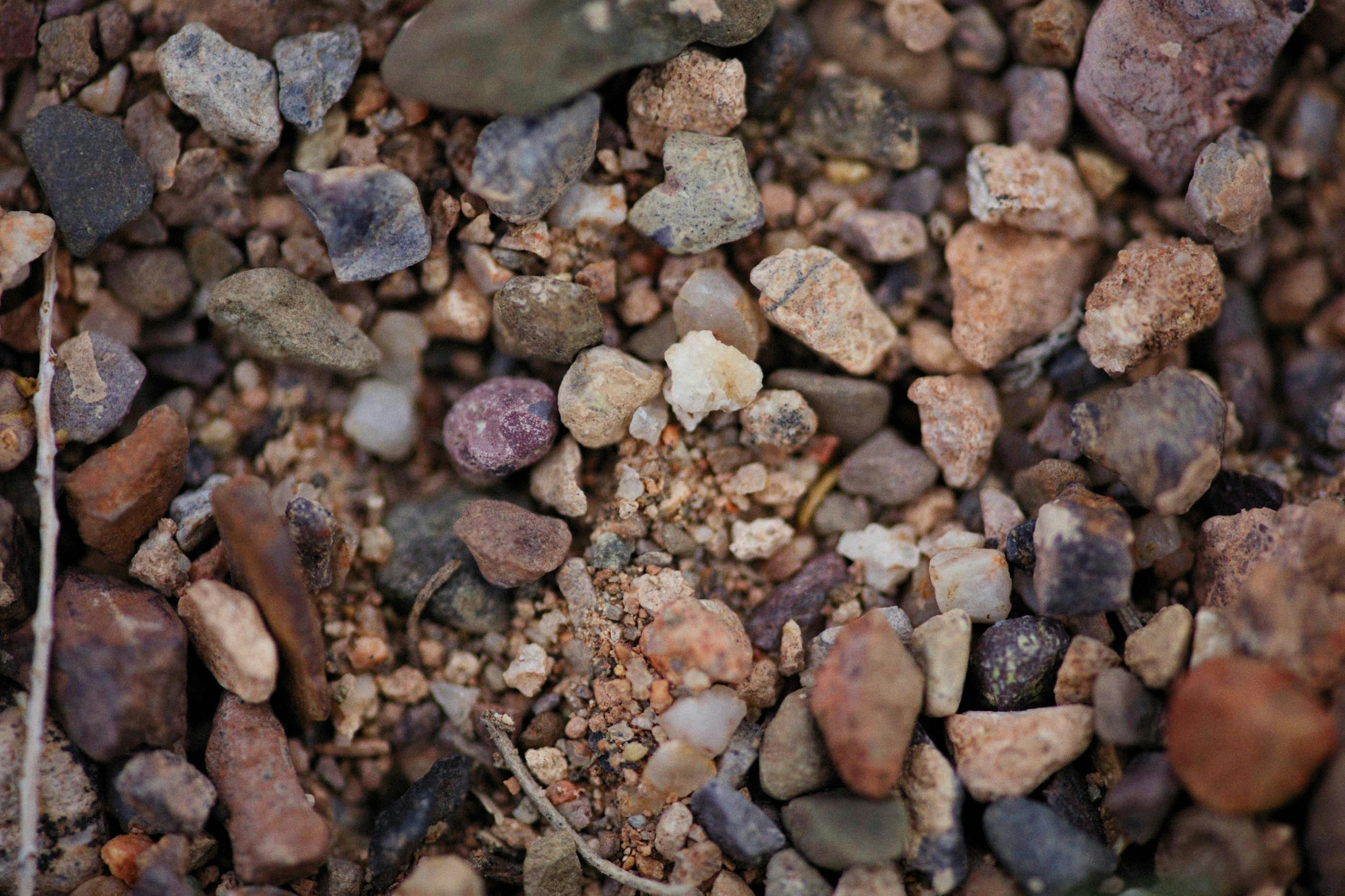 A bunch of rocks that are on the ground photo – Free Gravel Image on ...