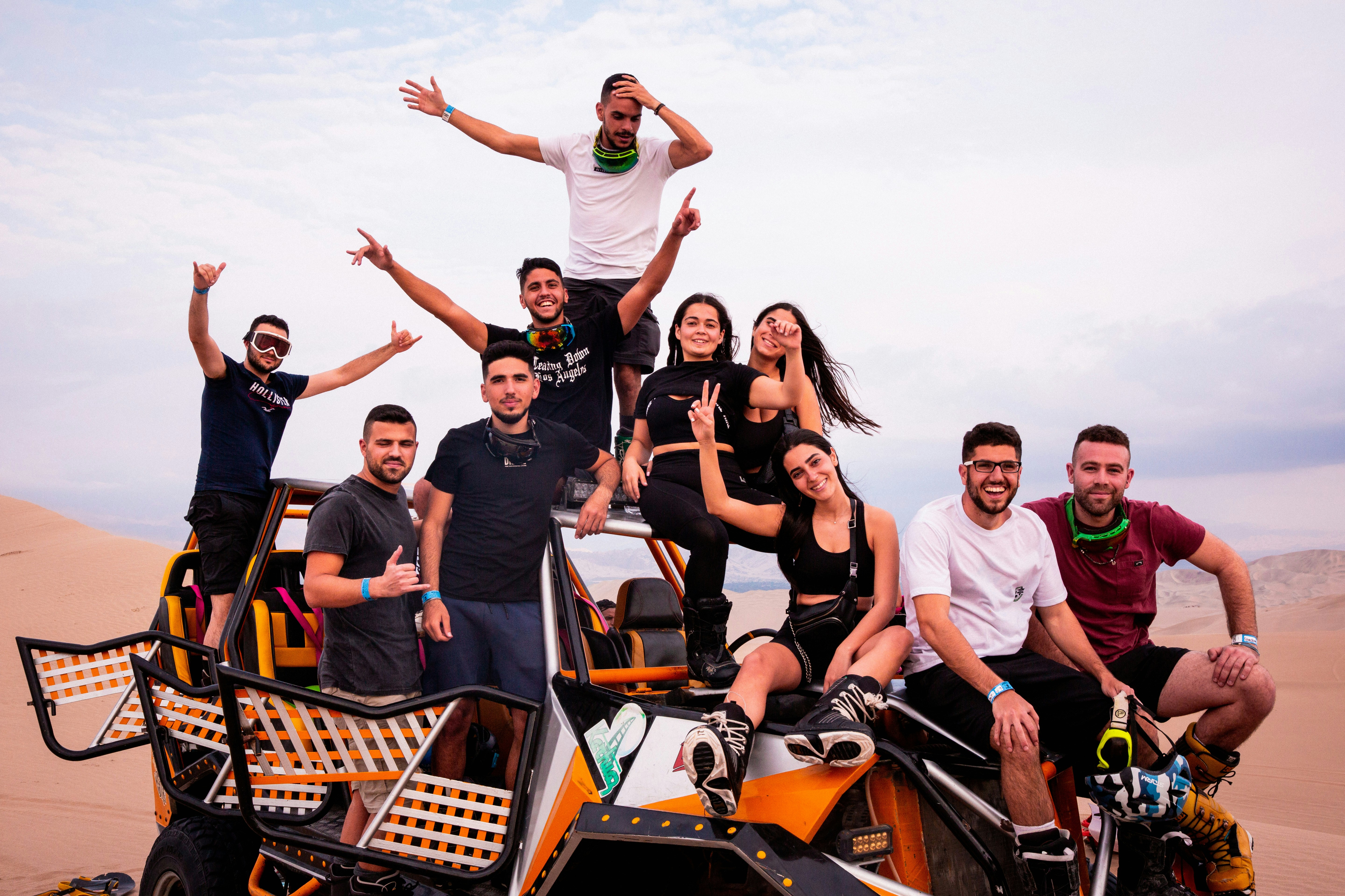 Desert Dare: A Joyful Crew Rides an Off-Road Dune Buggy