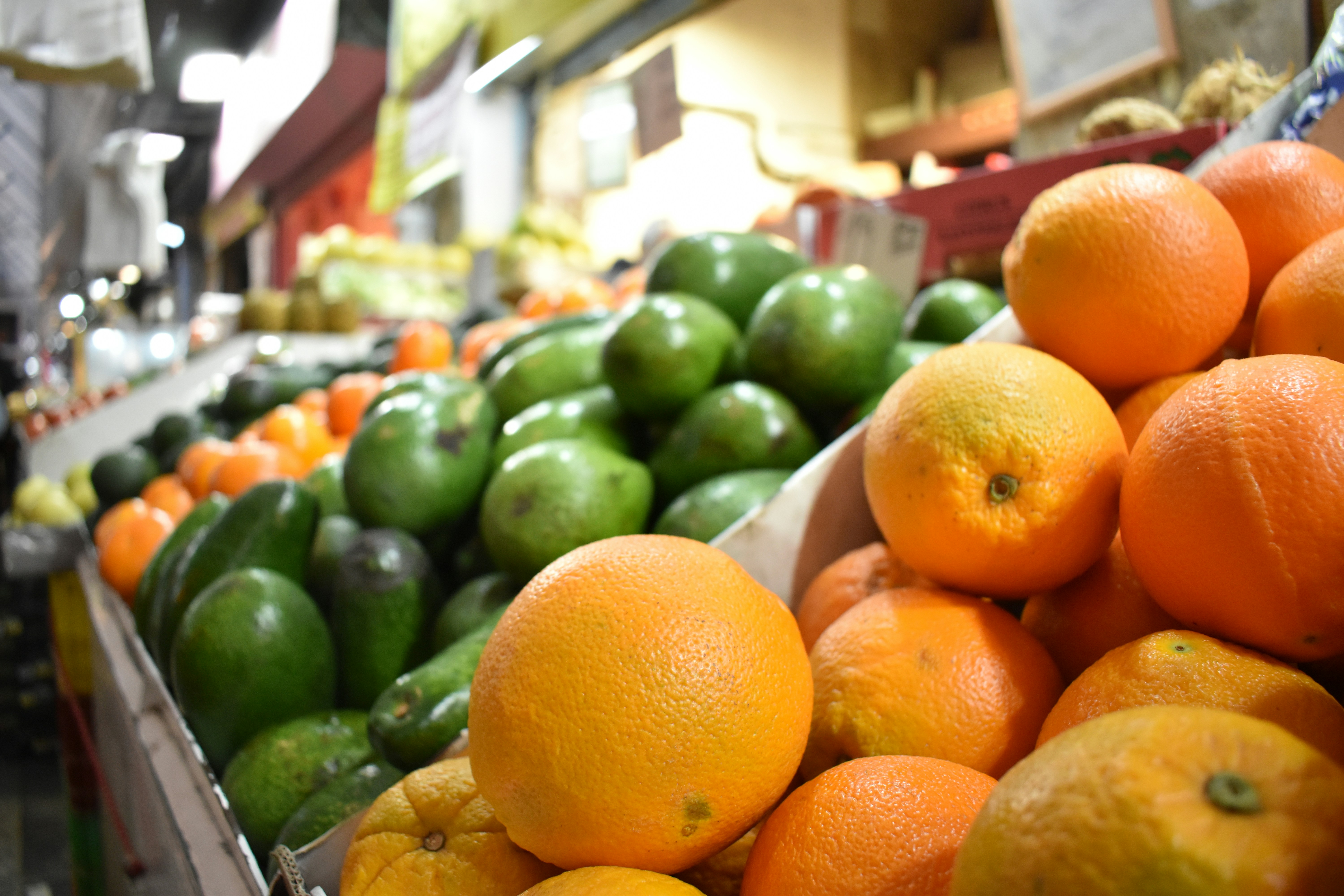 식료품 점에서 오렌지, 라임, 아보카도 전시 사진 – Unsplash의 무료 이스라엘 이미지