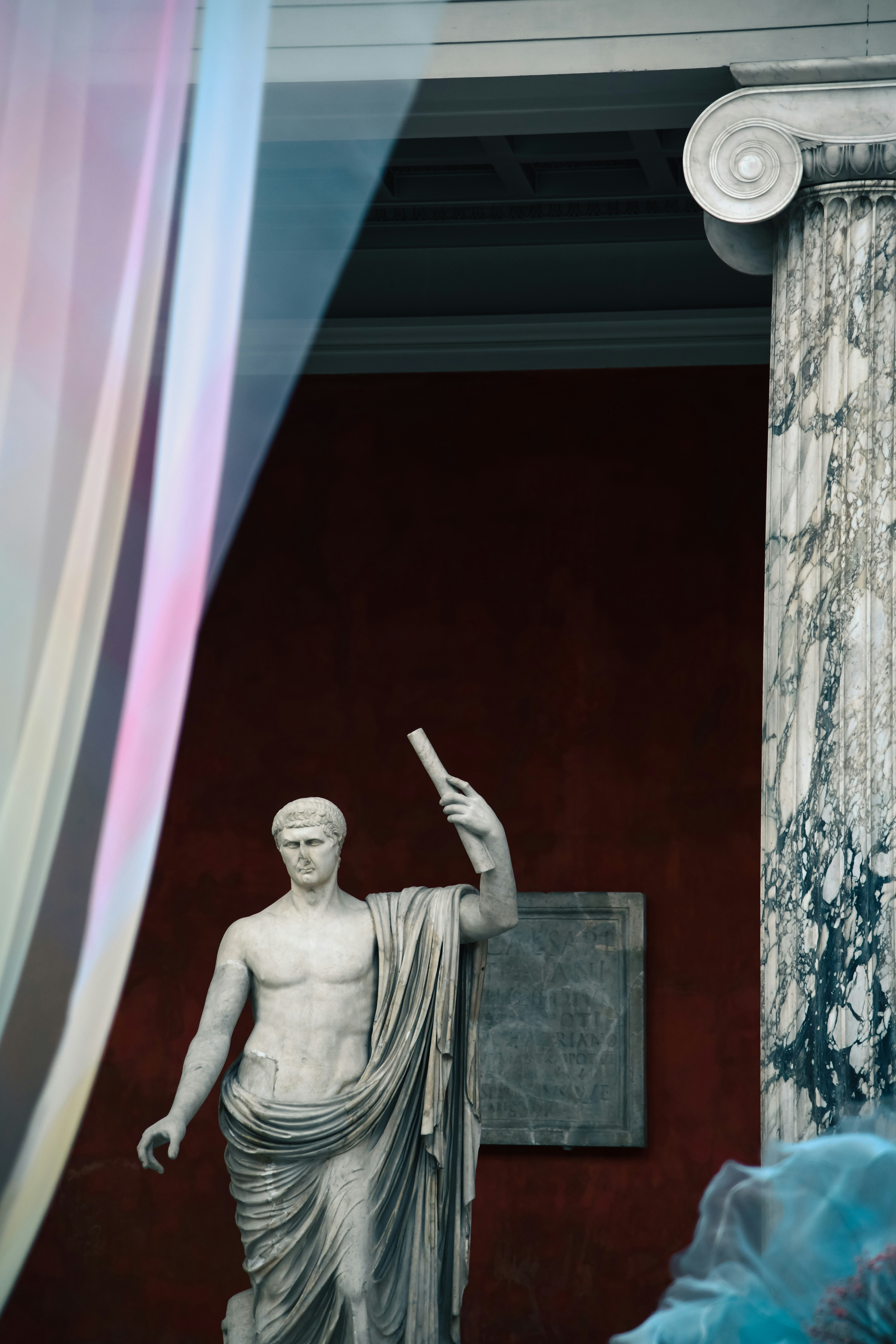 A statue of a man pointing at something photo – Free Black Image on ...