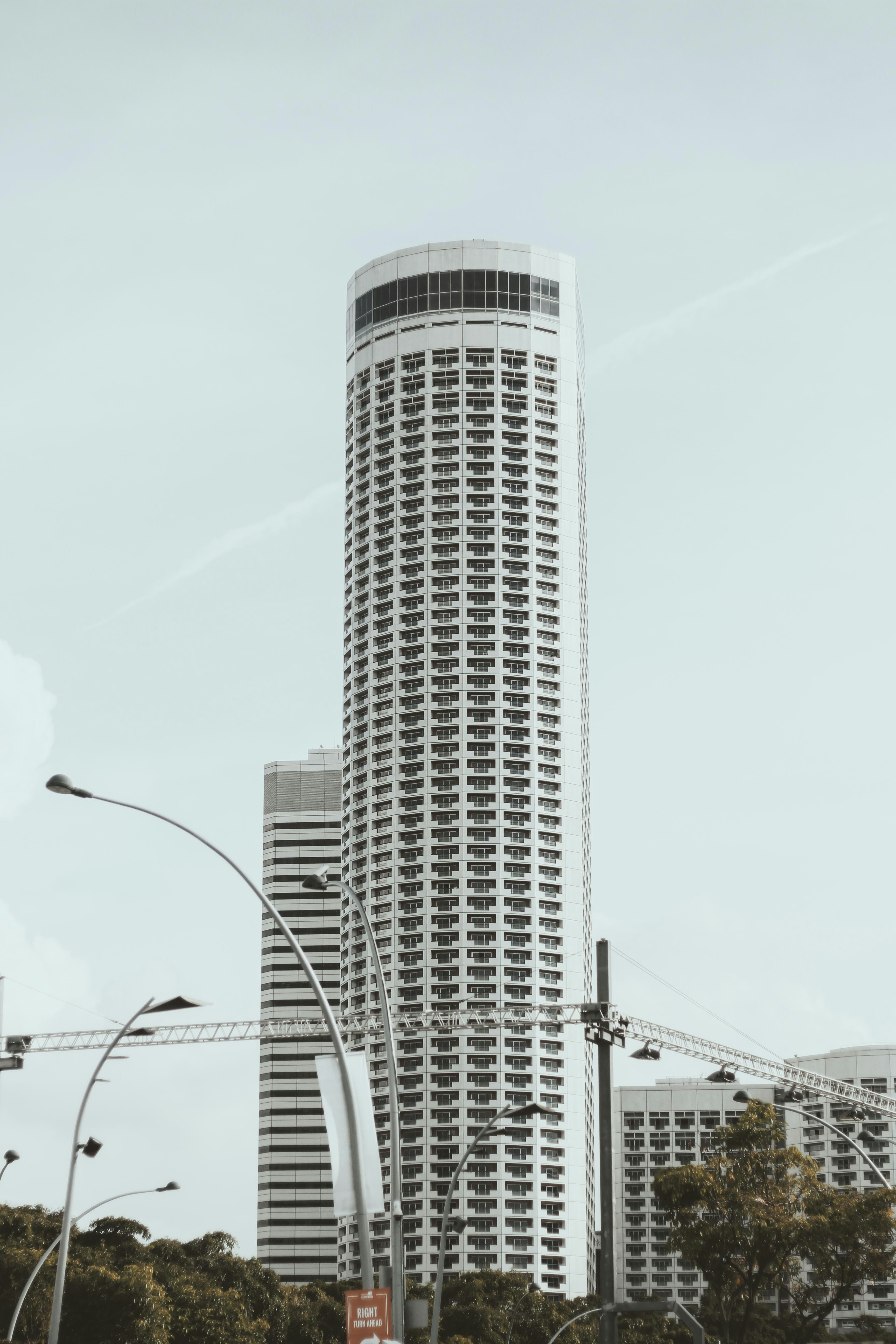 Cylindrical Colossus in a Pale Skyline