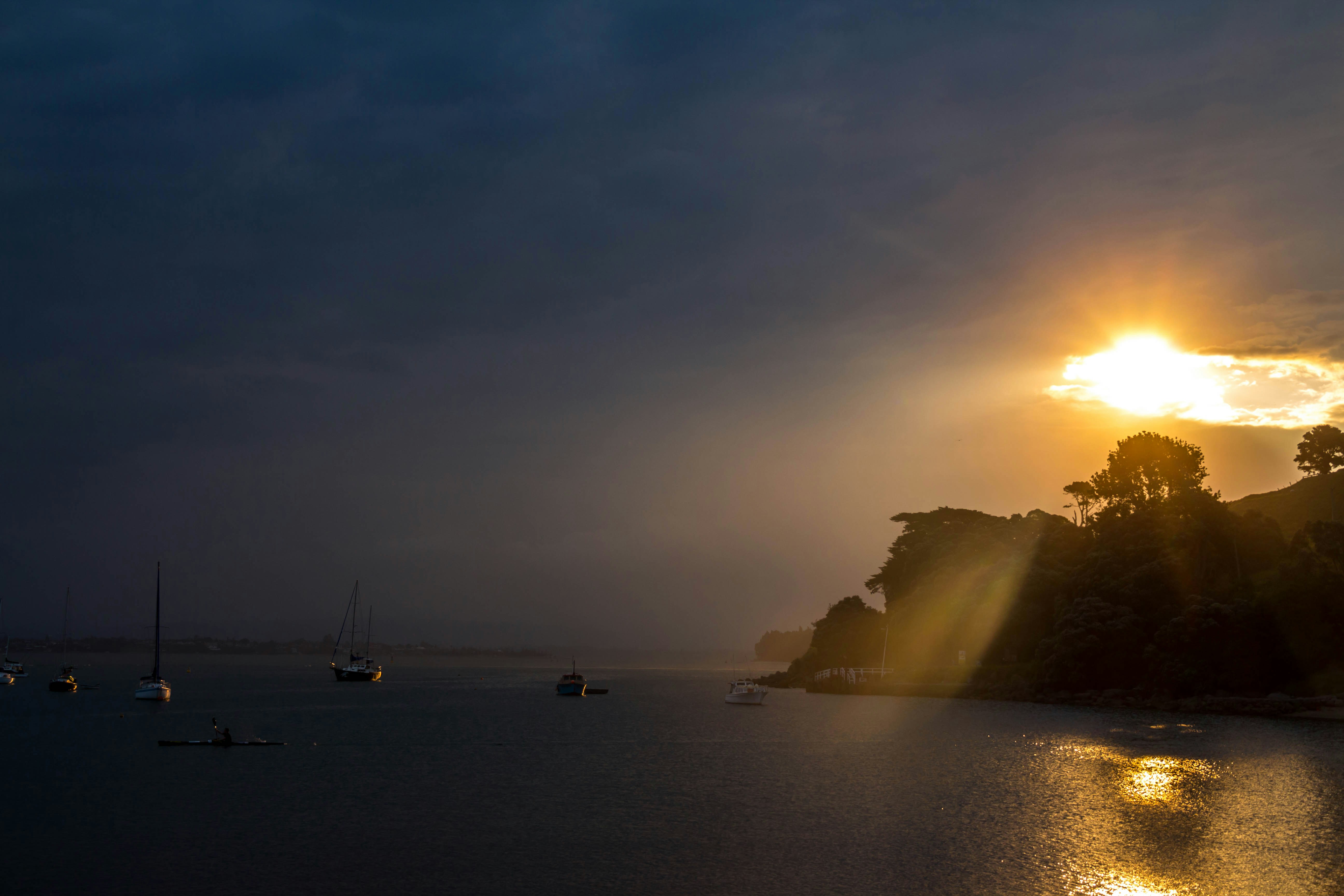 Golden Horizon Over Tranquil Waters