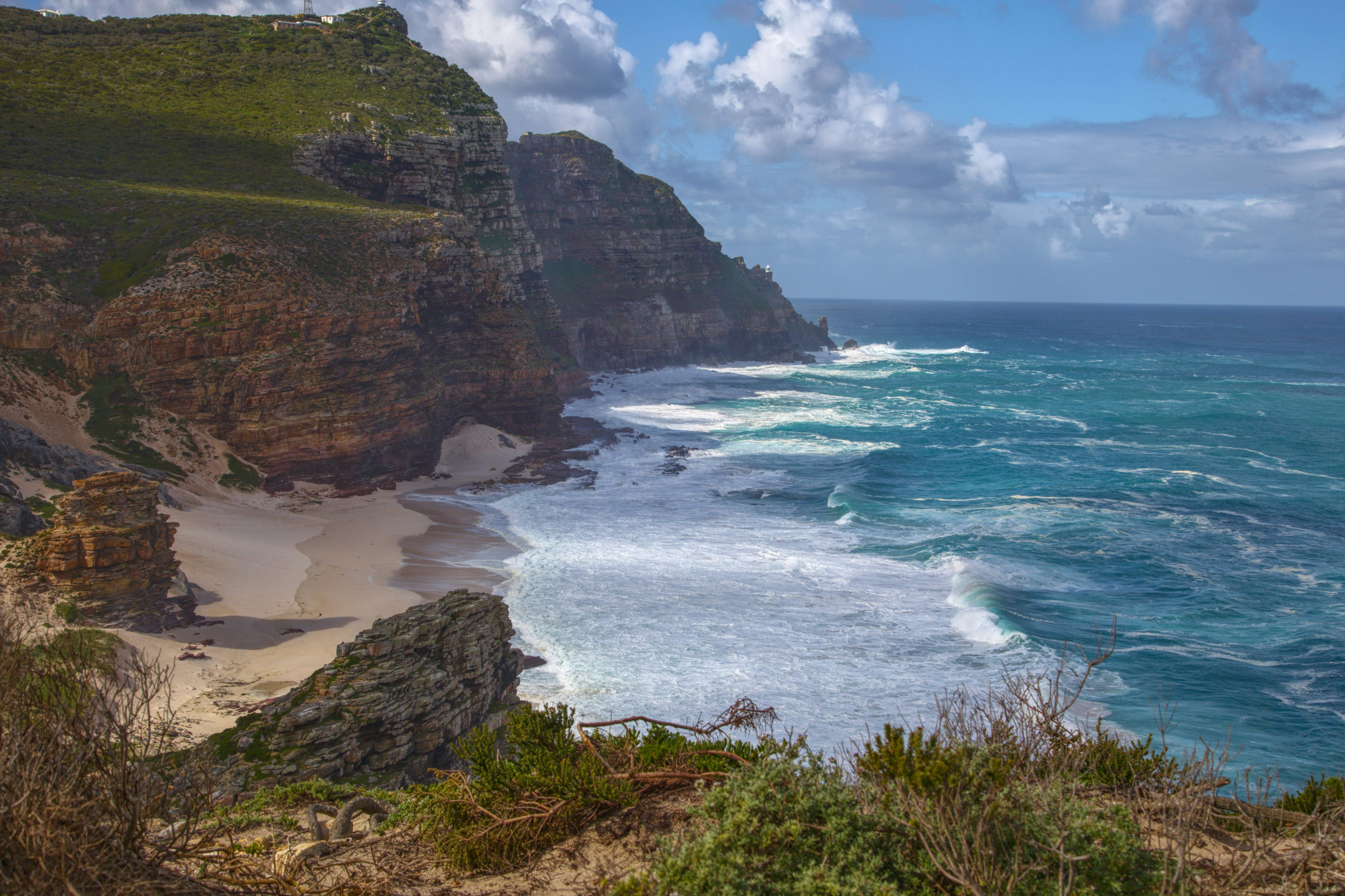 A view of the ocean from a cliff photo – Free Cape of good hope ...