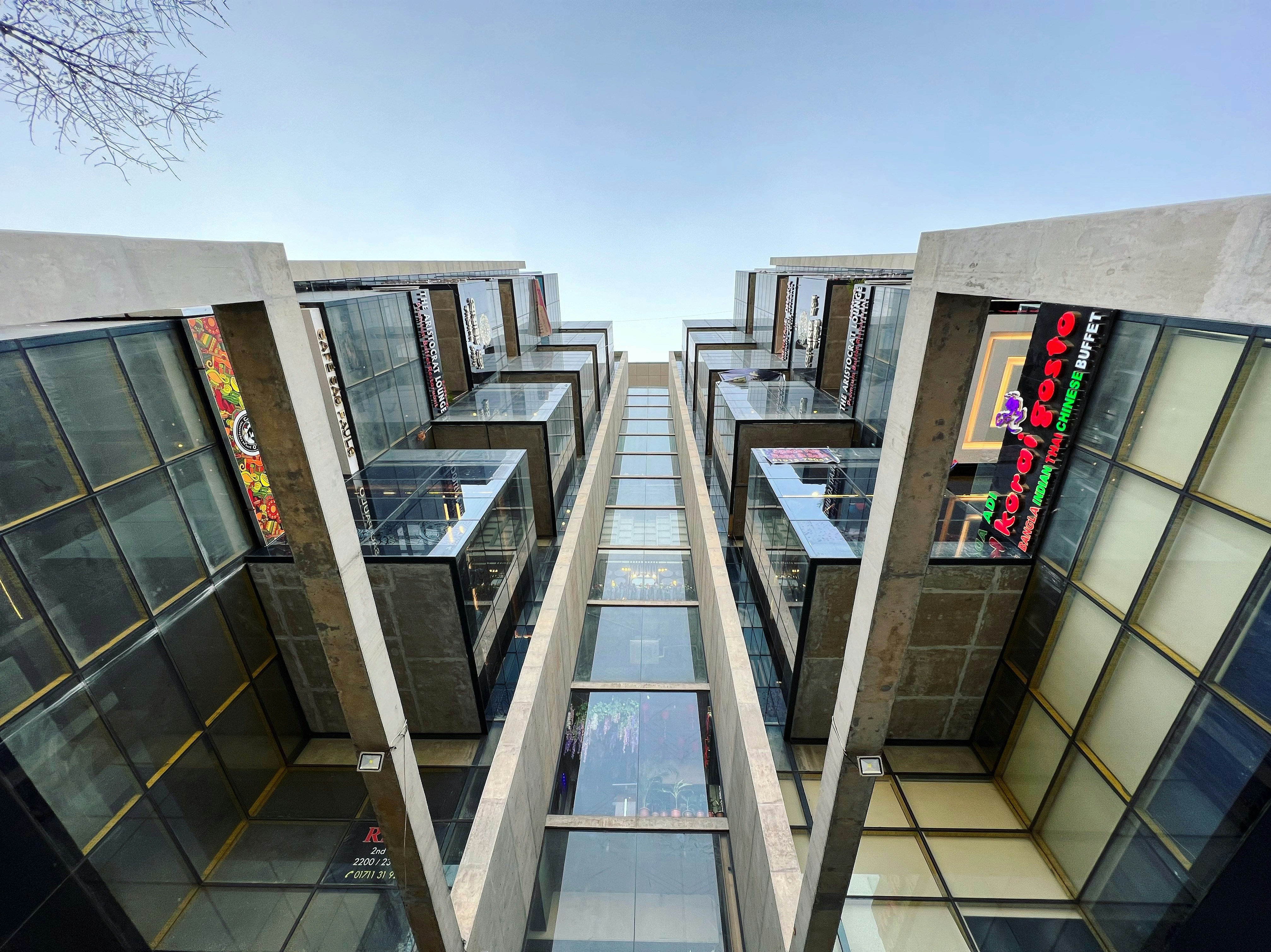 Bricks and Building  | a very tall building with lots of windows