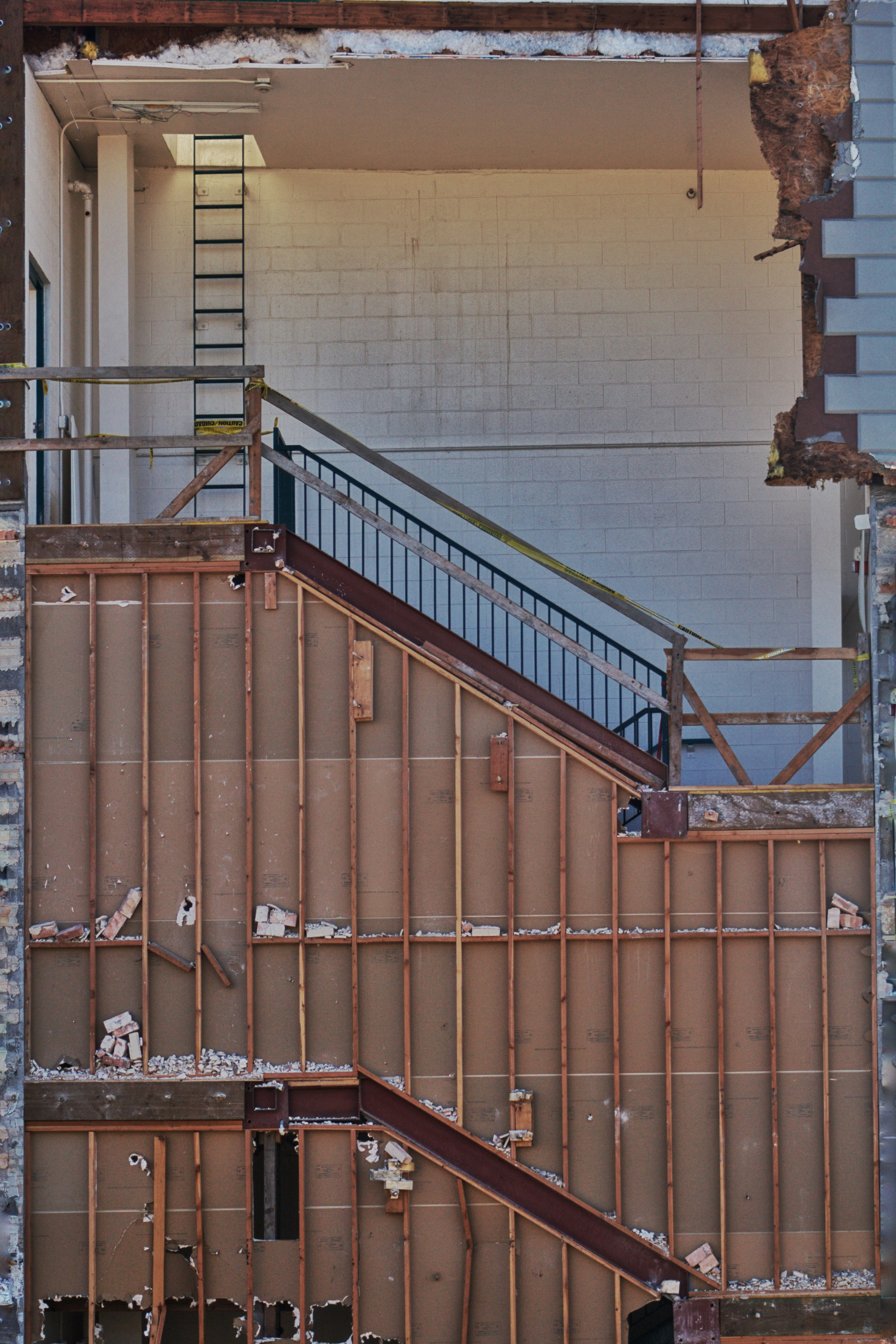 A fire hydrant in front of a building under construction photo – Free ...