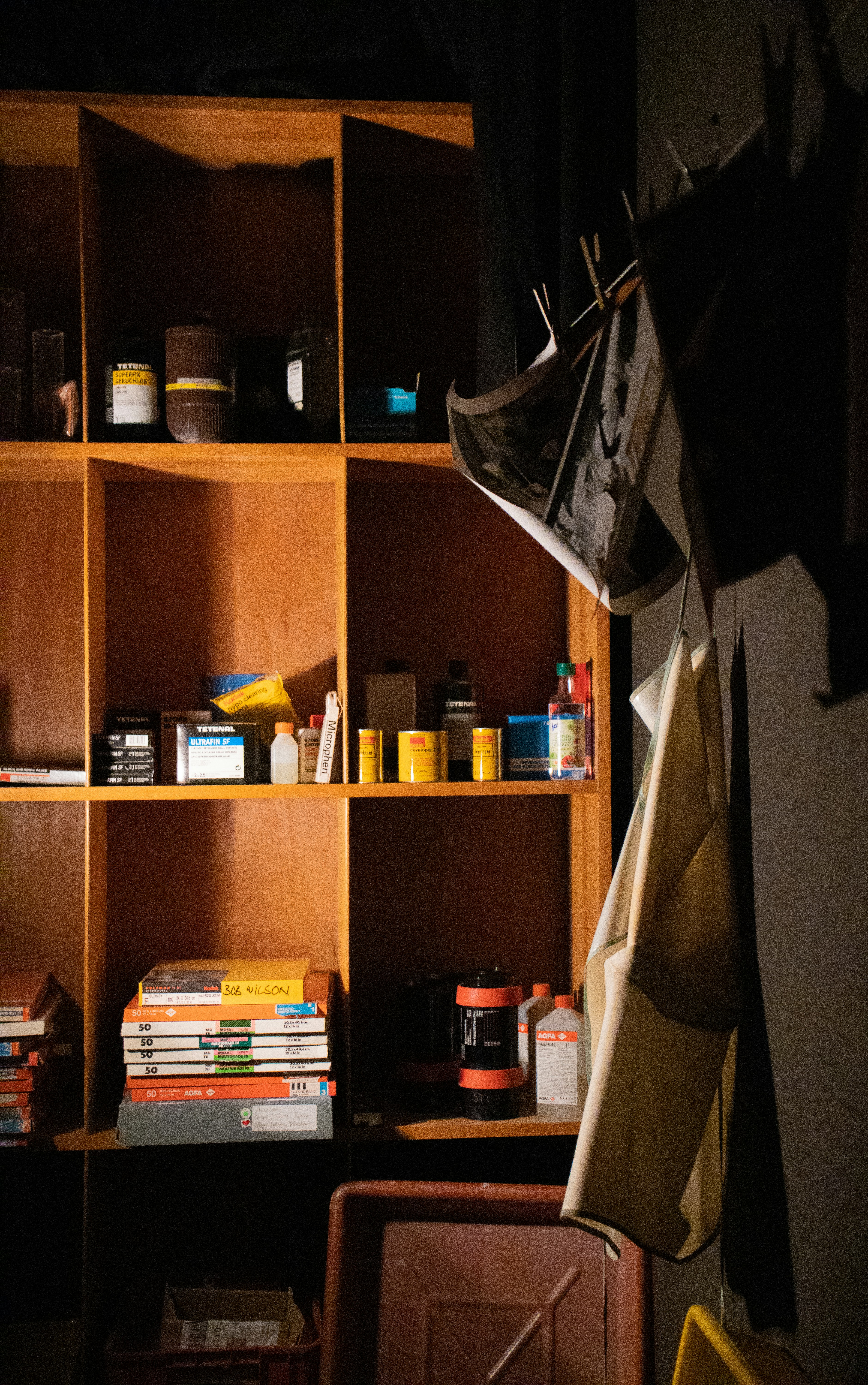 The Alchemist's Shelf: A Study in Light and Shadow