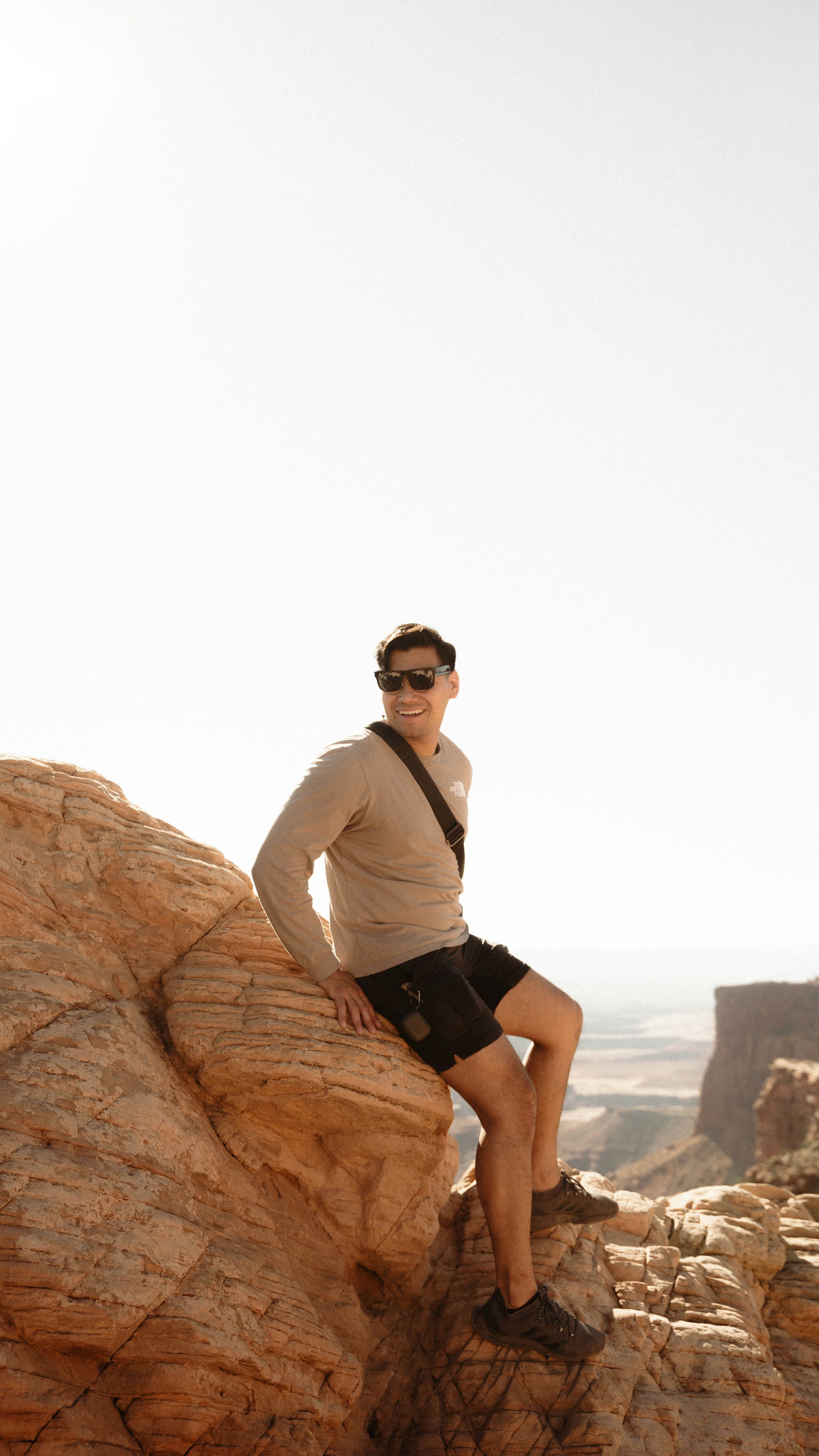 Amber Edge: A Moment of Stillness Above a Desert Horizon