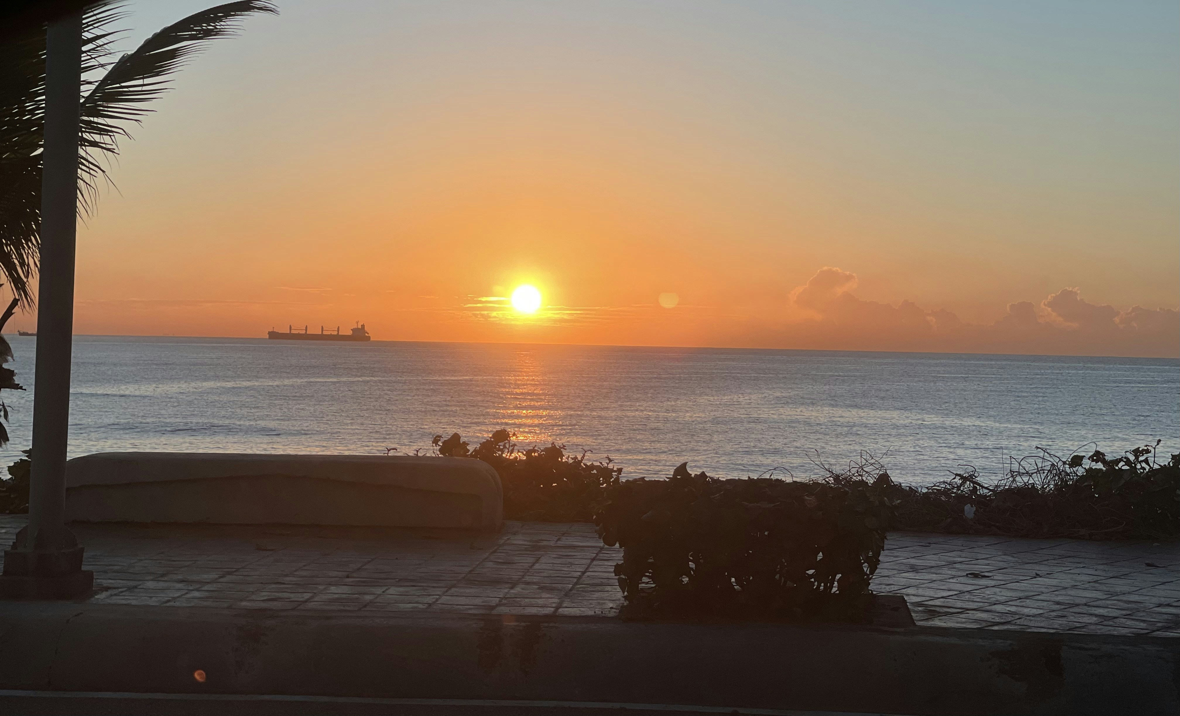 Sunrise on Santo Domingo