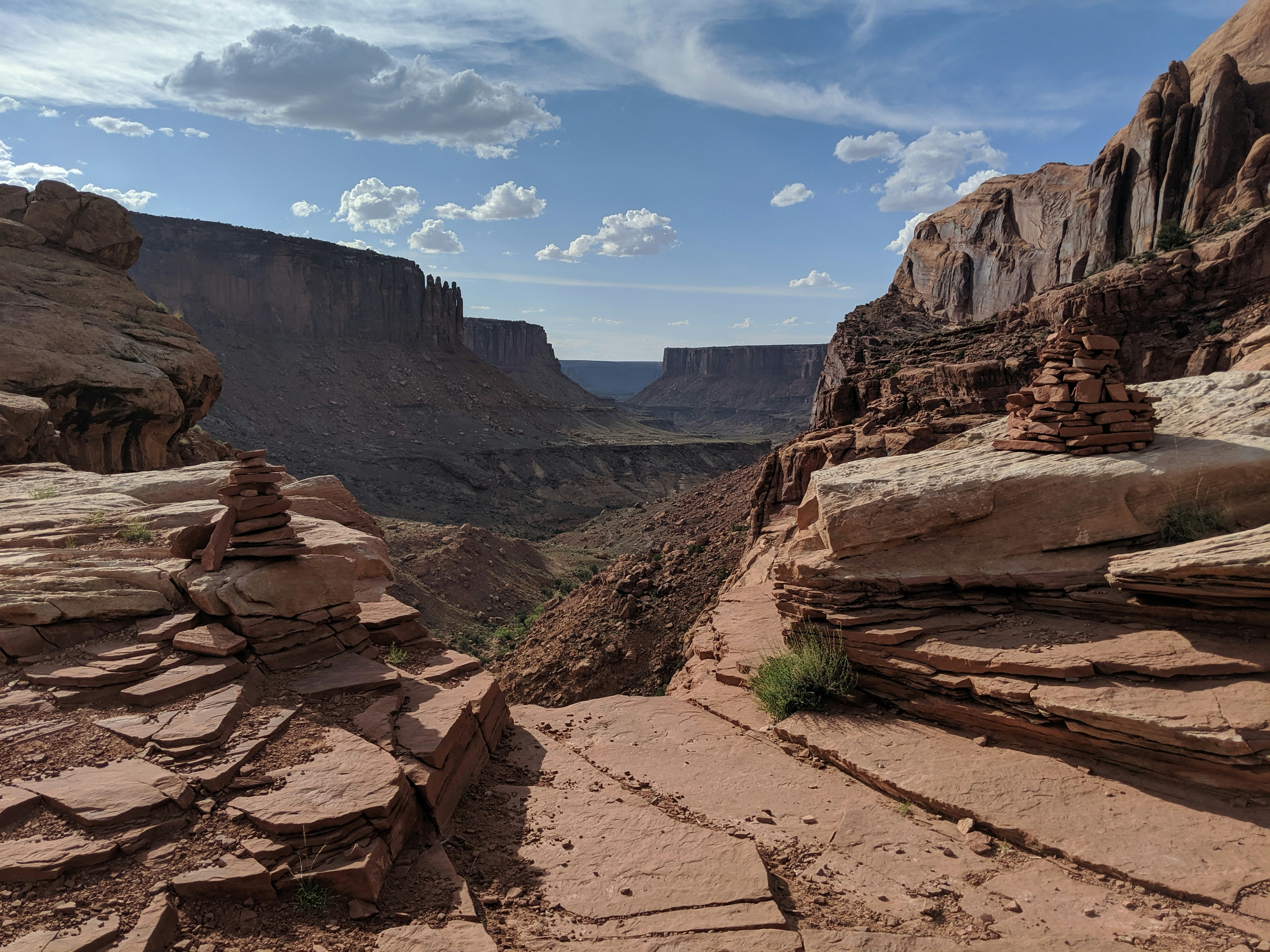 A view of a canyon from a high point of view photo – Free Canyonlands ...