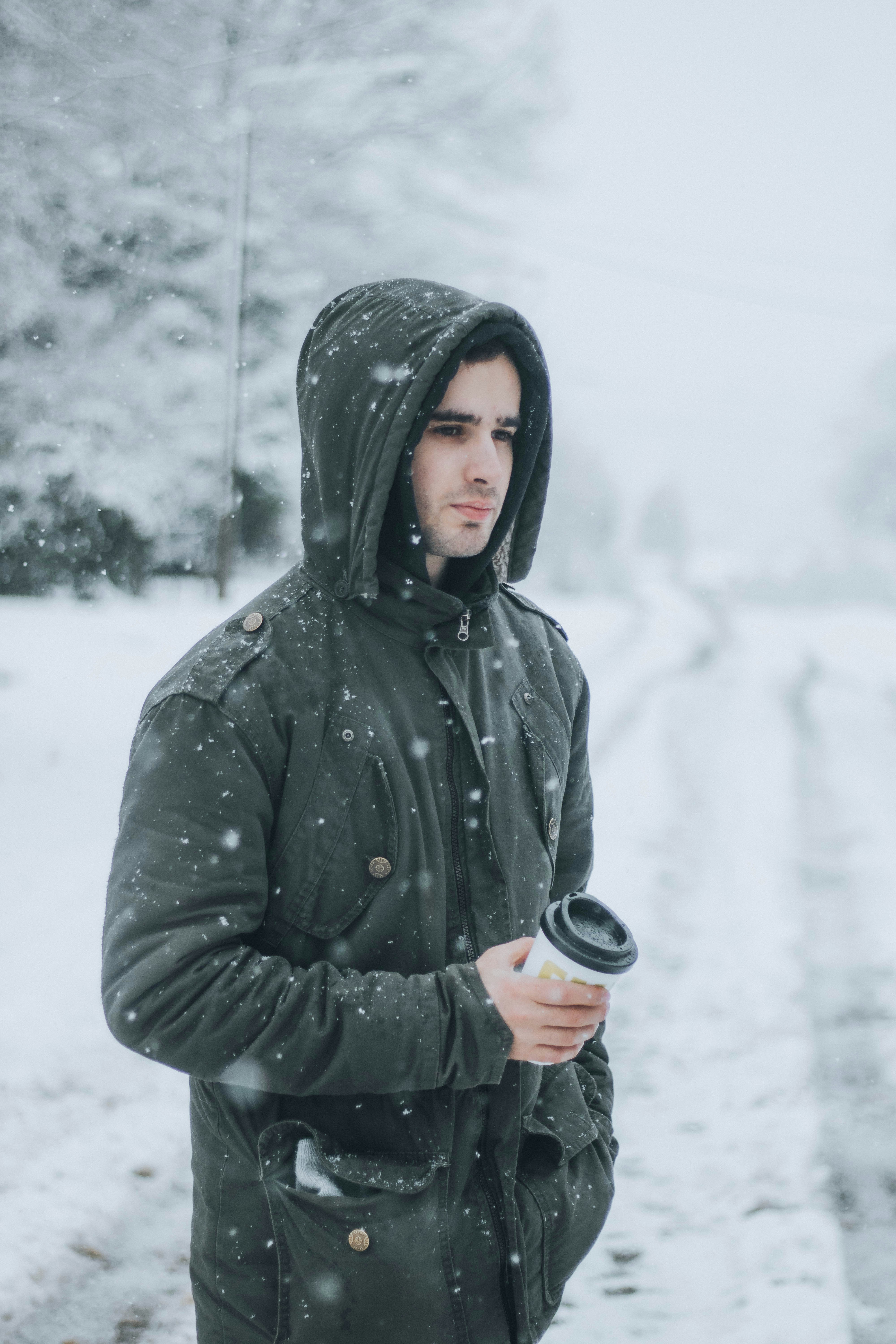 Winter Portrait in a Snowfall Afterglow