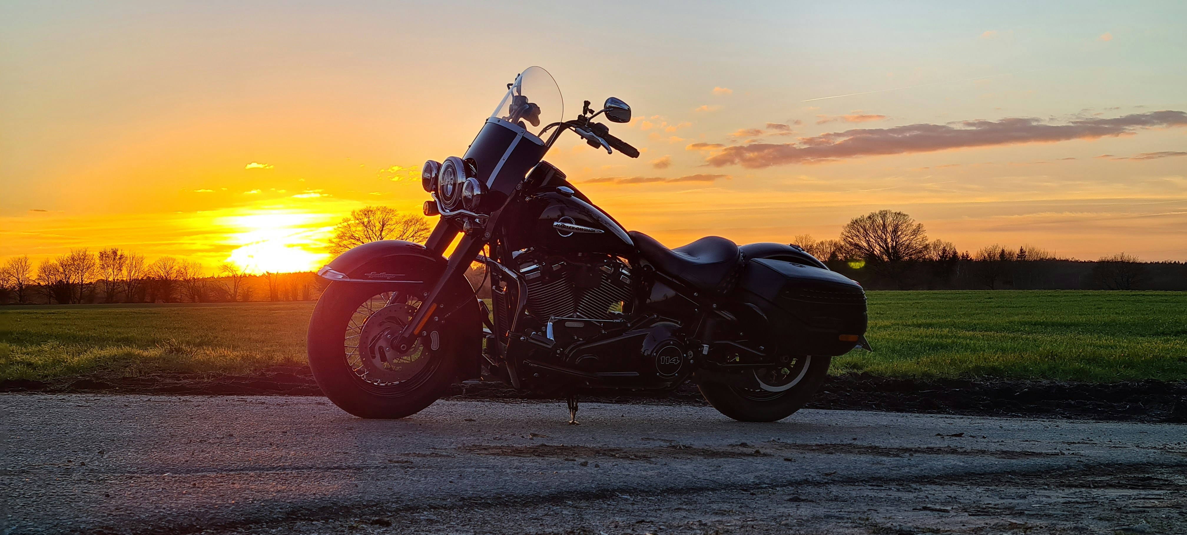 Harley Sunset