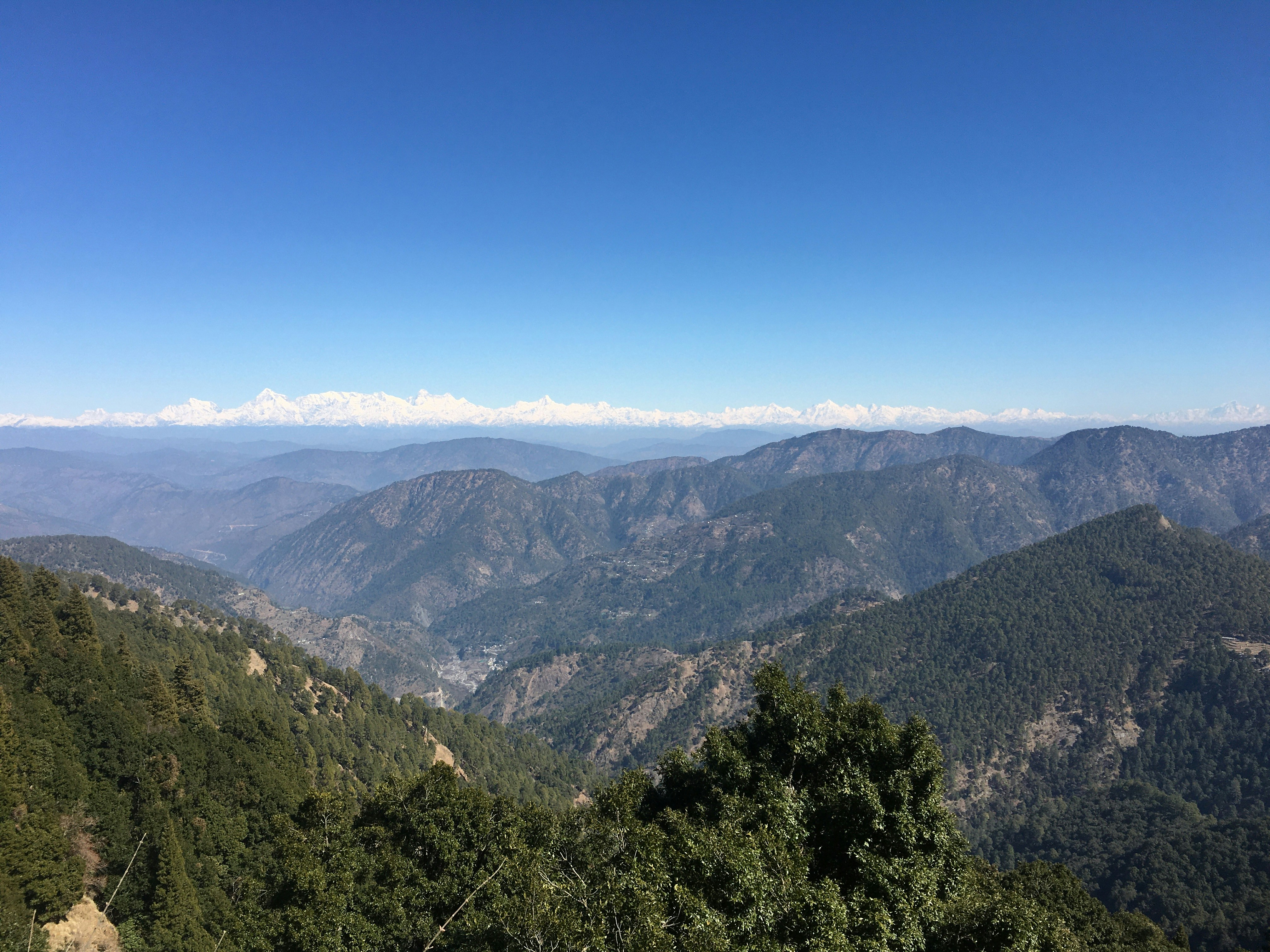 A view of the mountains from a high point of view photo – Free Nainital ...