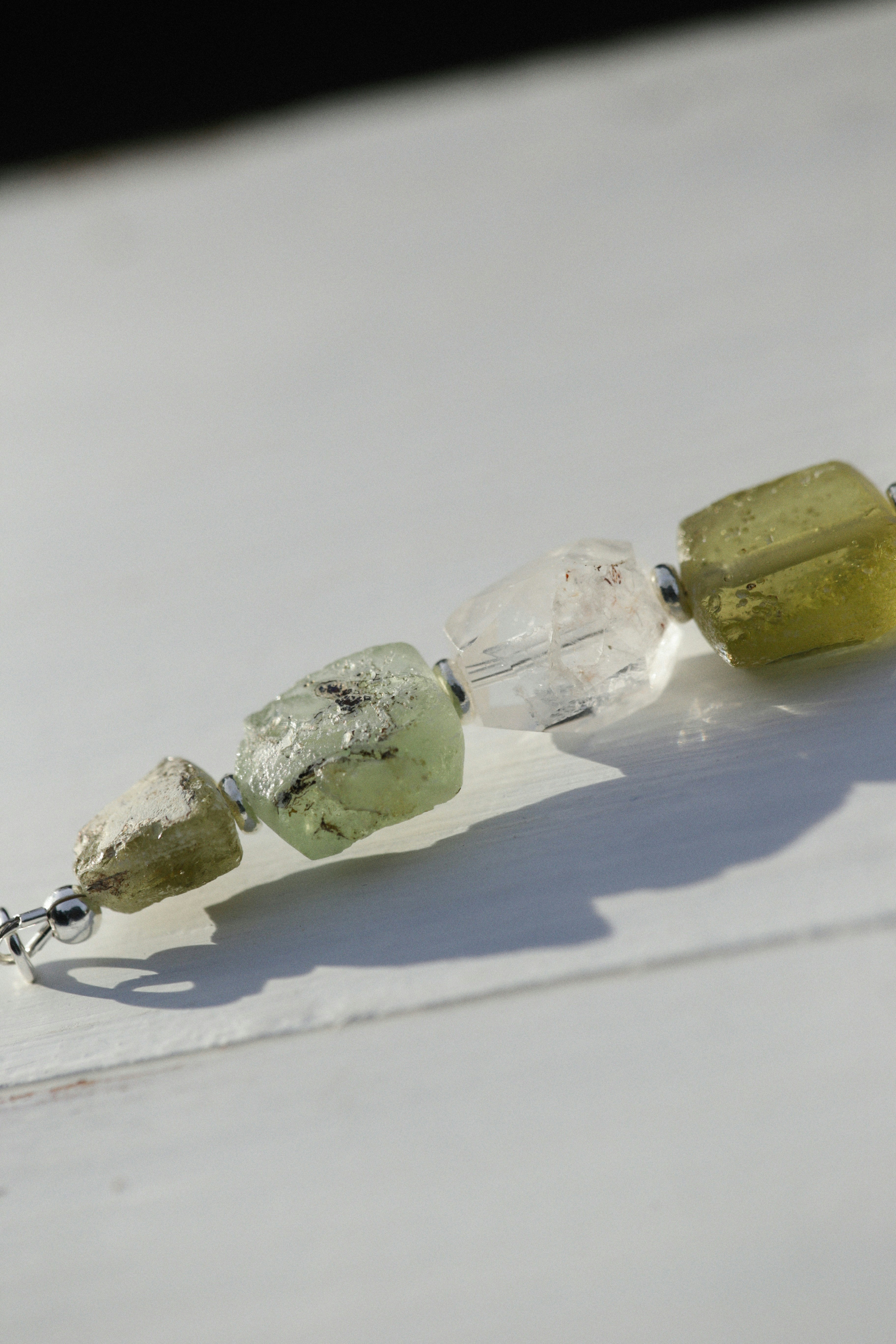 a couple of beads sitting on top of a table