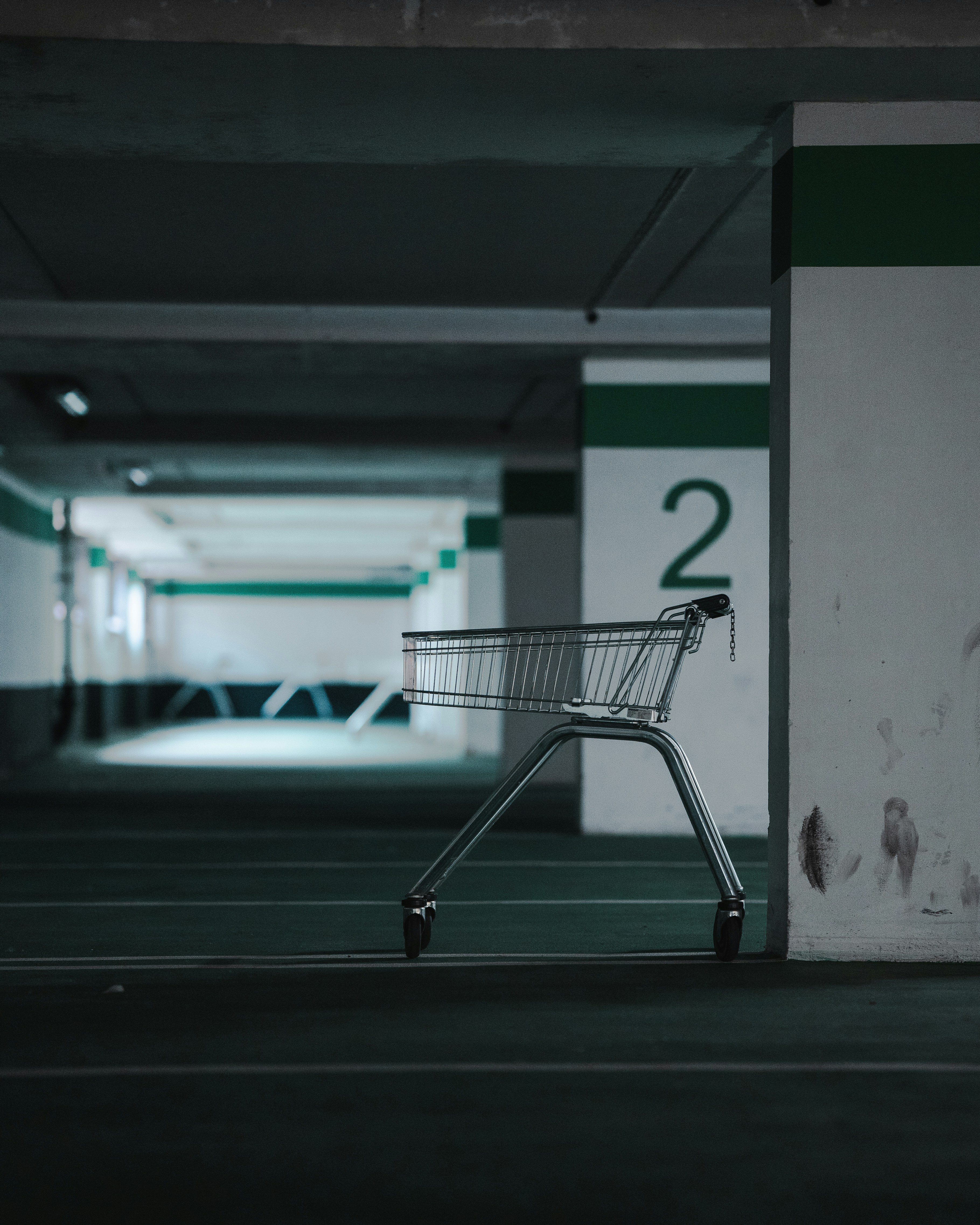 Abandoned Commerce: A Solitary Cart in the Void