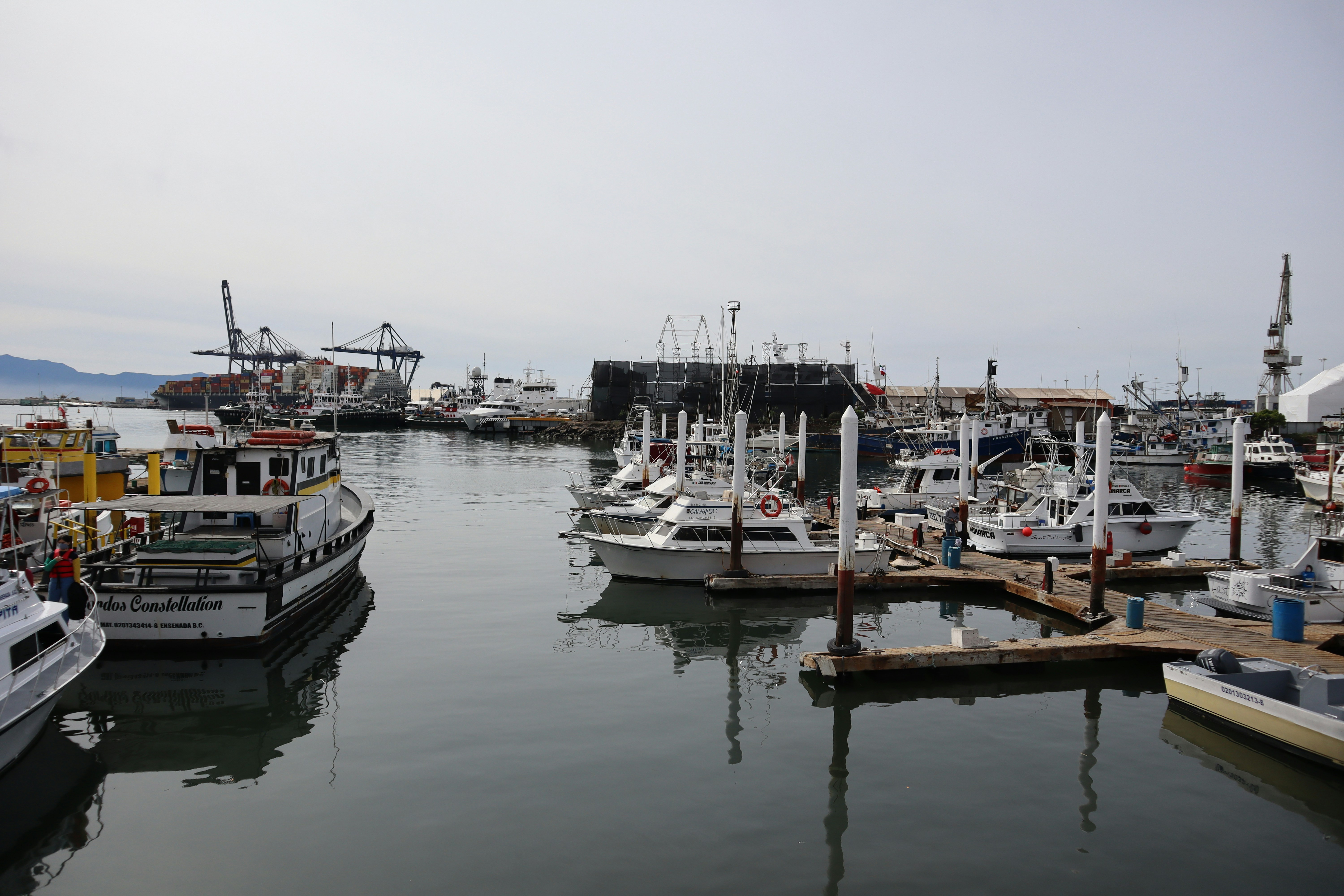 Moorings in Quiet Light: A Marina Between Docks and Reflections