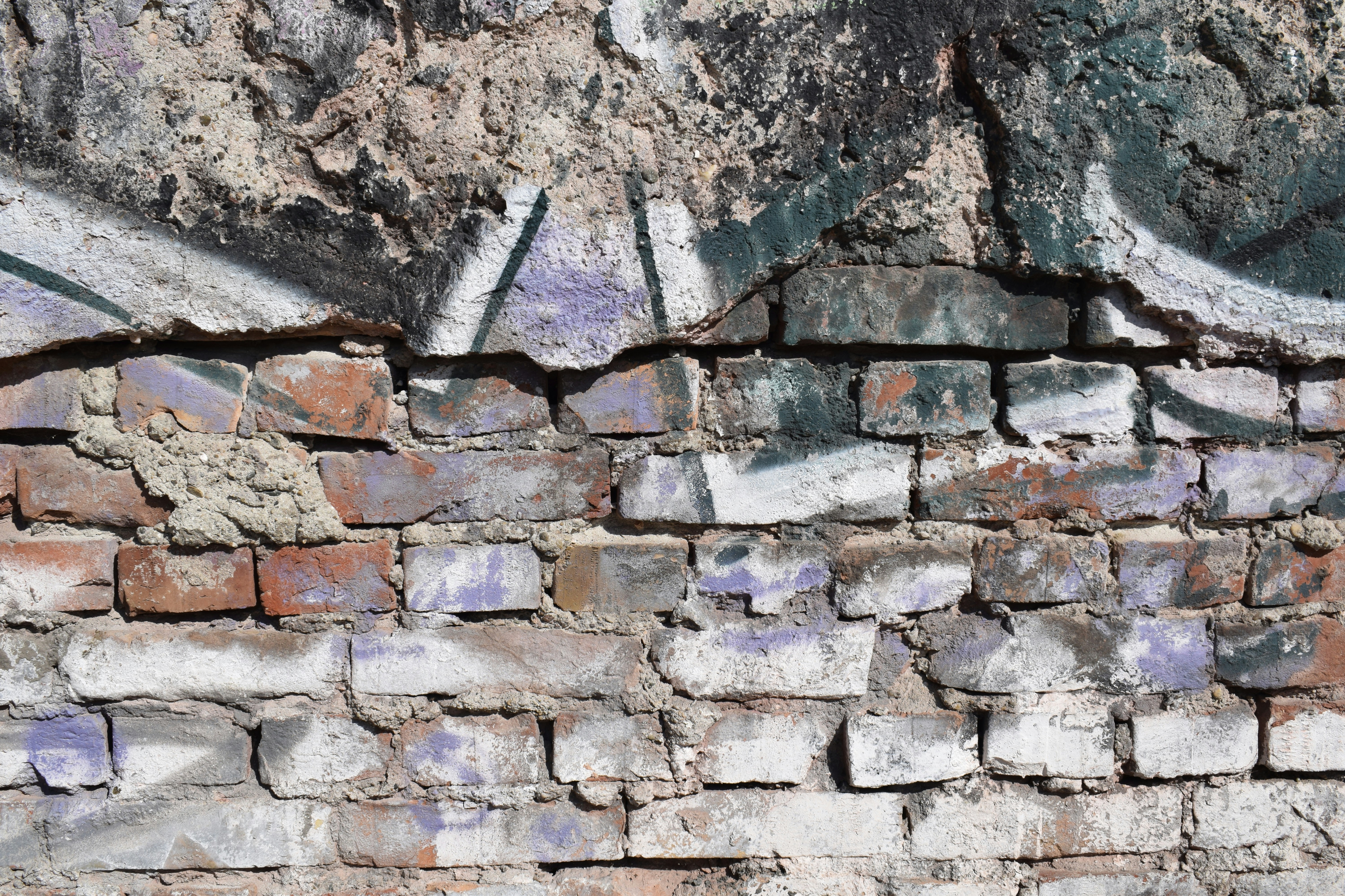 Graffiti Brick Wall Texture