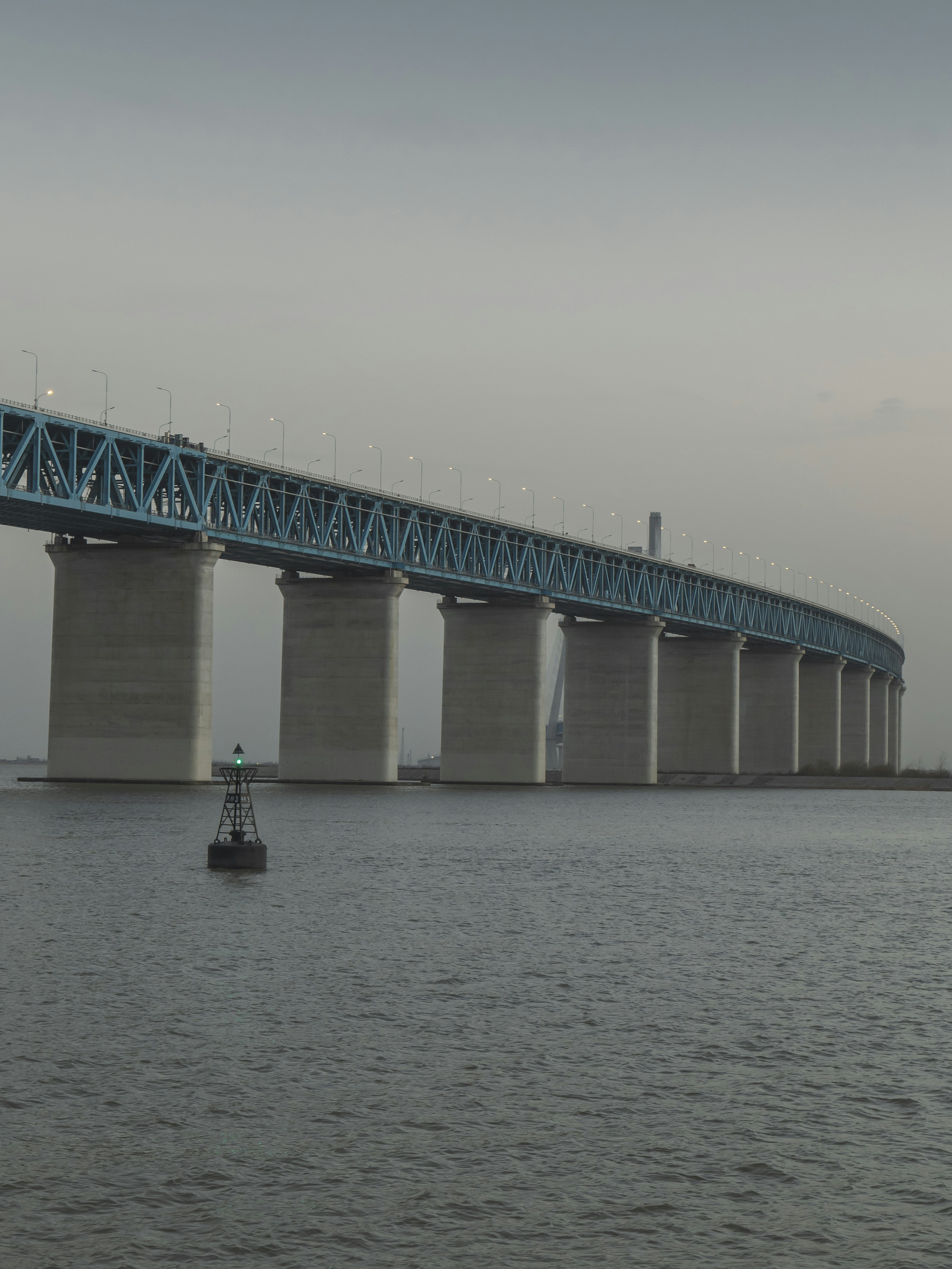 A large bridge over a large body of water photo – Free Building Image ...