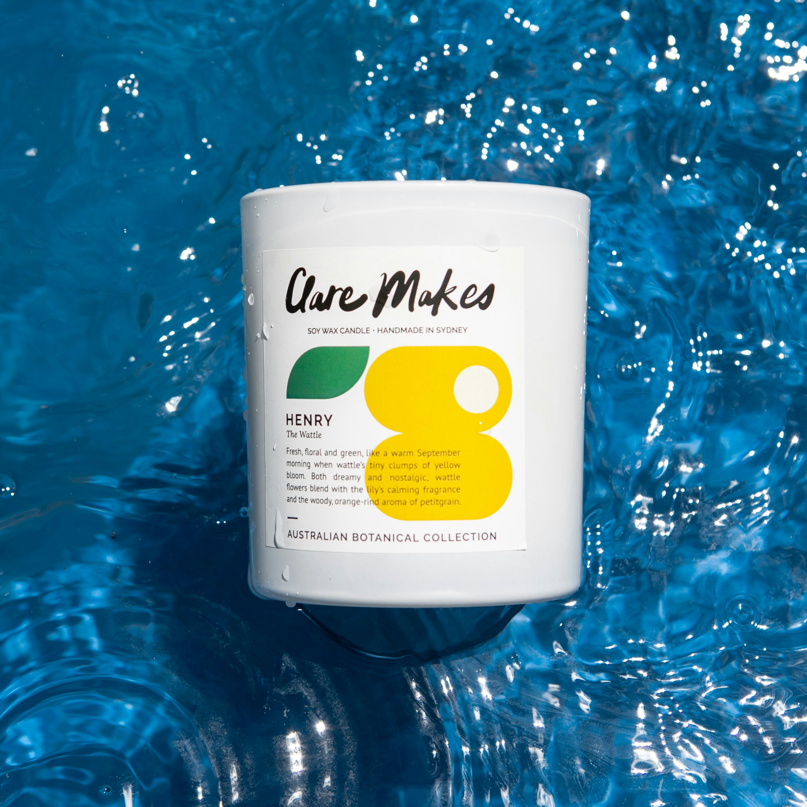 A can of pure milk sitting in a pool of water photo – Free Australian ...